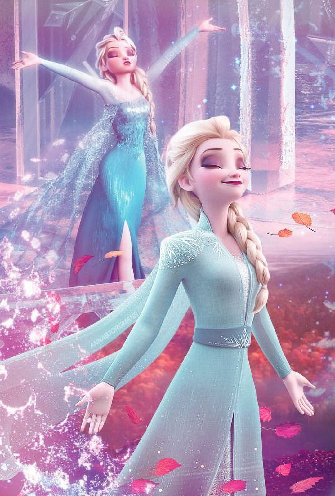 DLDZSW Frozen 5D Diamond Painting Kit, DIY Canvas Set, 30x40cm, Stress ...
