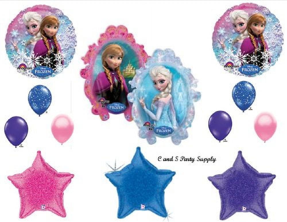 Frozen Disney Movie STARS BIRTHDAY PARTY Balloons Decorations Supplies ...