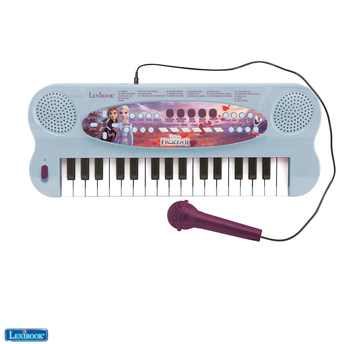 Lexibook Frozen Electronic Keyboard with Mic and Line-In cable (32 keys ...