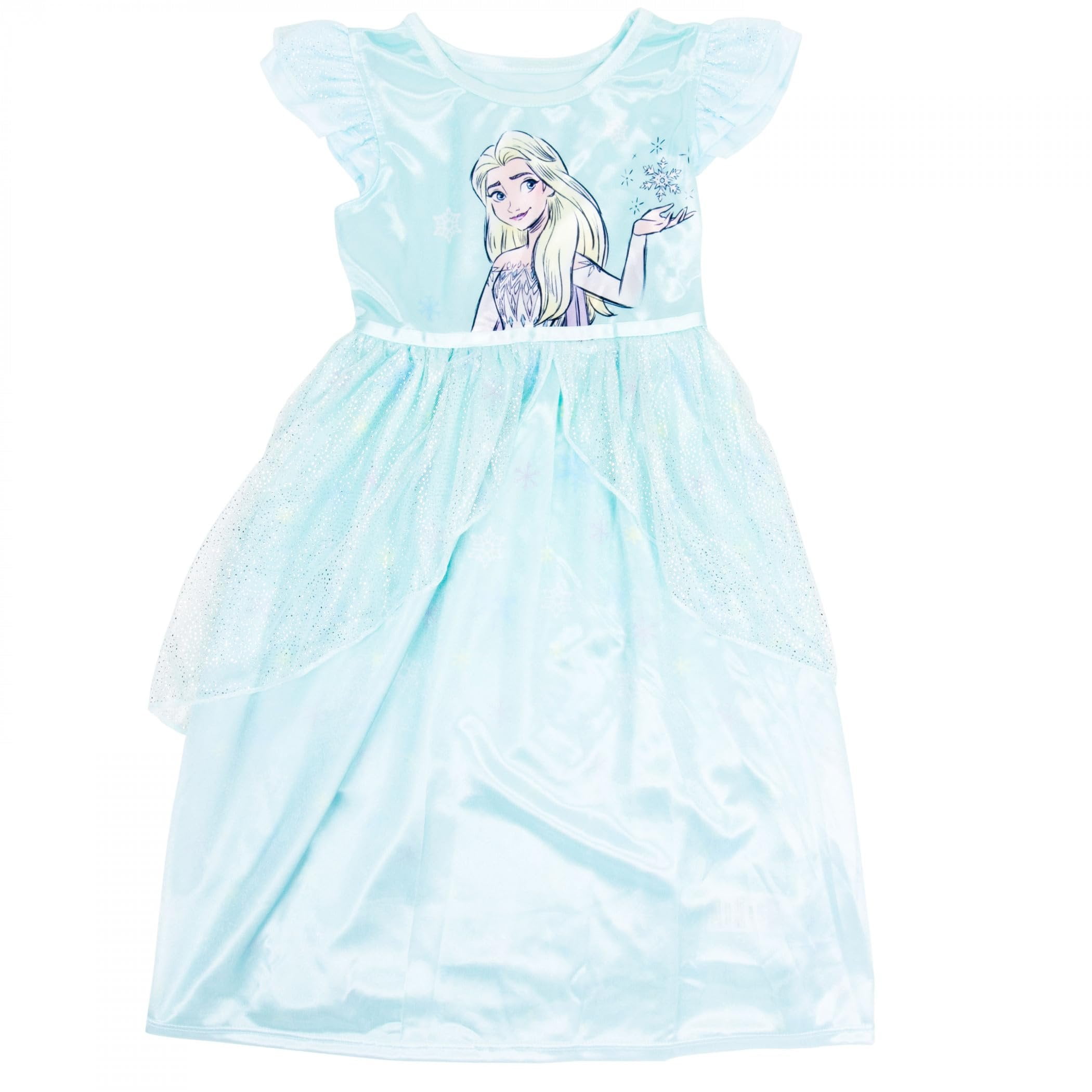 Centric Brands Frozen Elegant Elsa Girl's Nightgown Blue, Size 8 ...