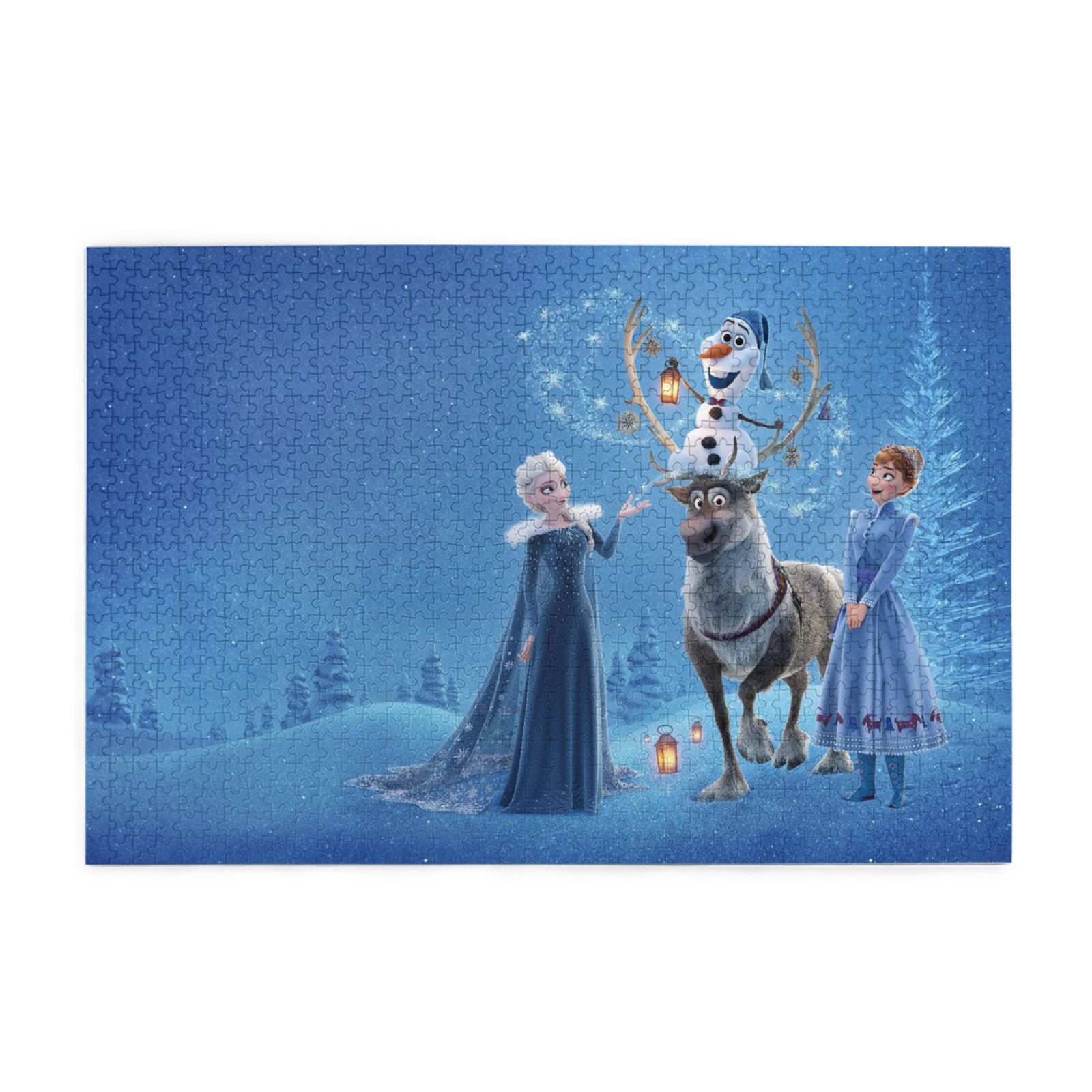 Frozen Elsa 1000-Piece Jigsaw Puzzles for Adults Wooden Puzzles Gifts ...