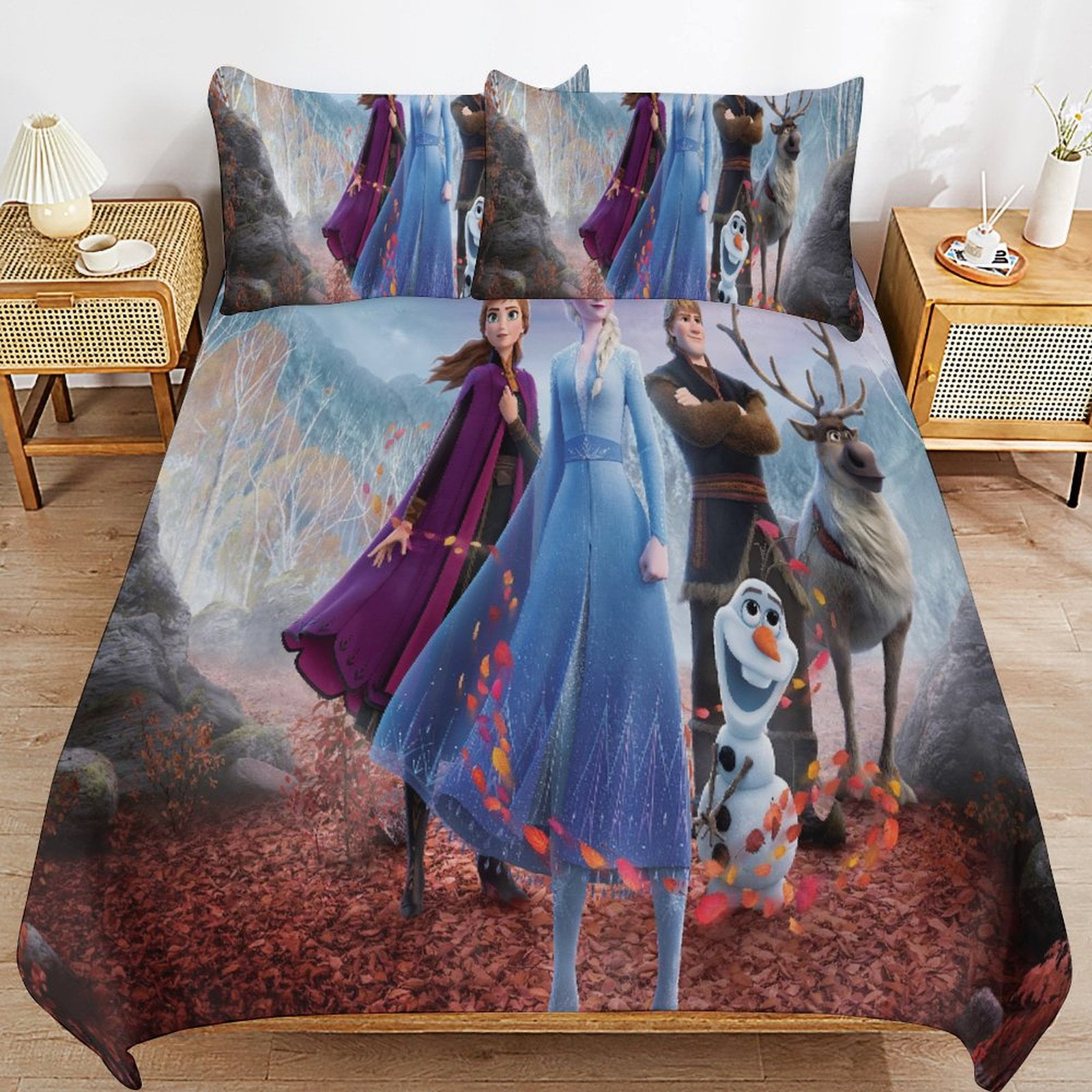 Frozen-Elsa 3 PCS Comfort Set with 2 Pillowcases,Frozen-Elsa Bedding ...