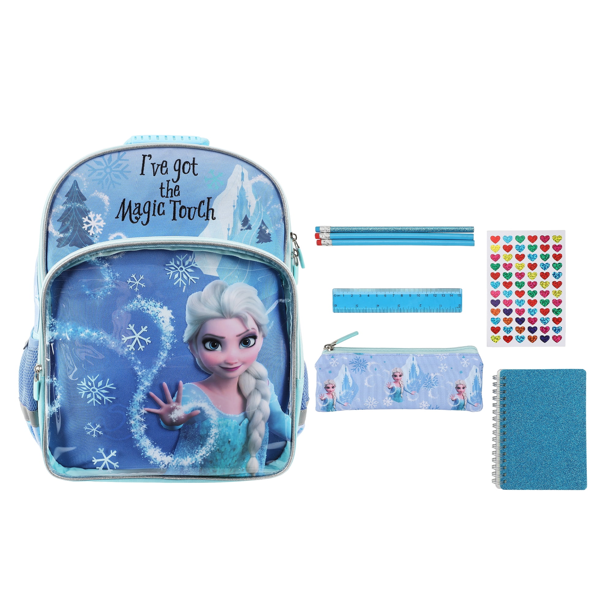 Bioworld, Frozen Elsa 16" Backpack & Stationery Set, 5-piece - Walmart.com
