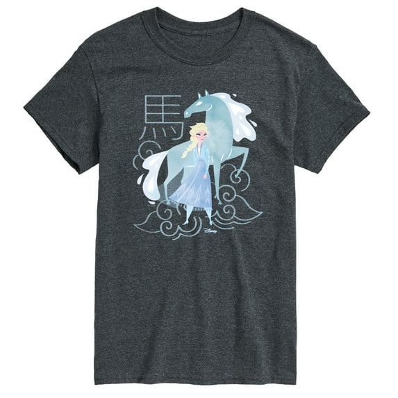 Frozen - Elsa And Nokk Year Of The Horse - Men's Short Sleeve Graphic T ...