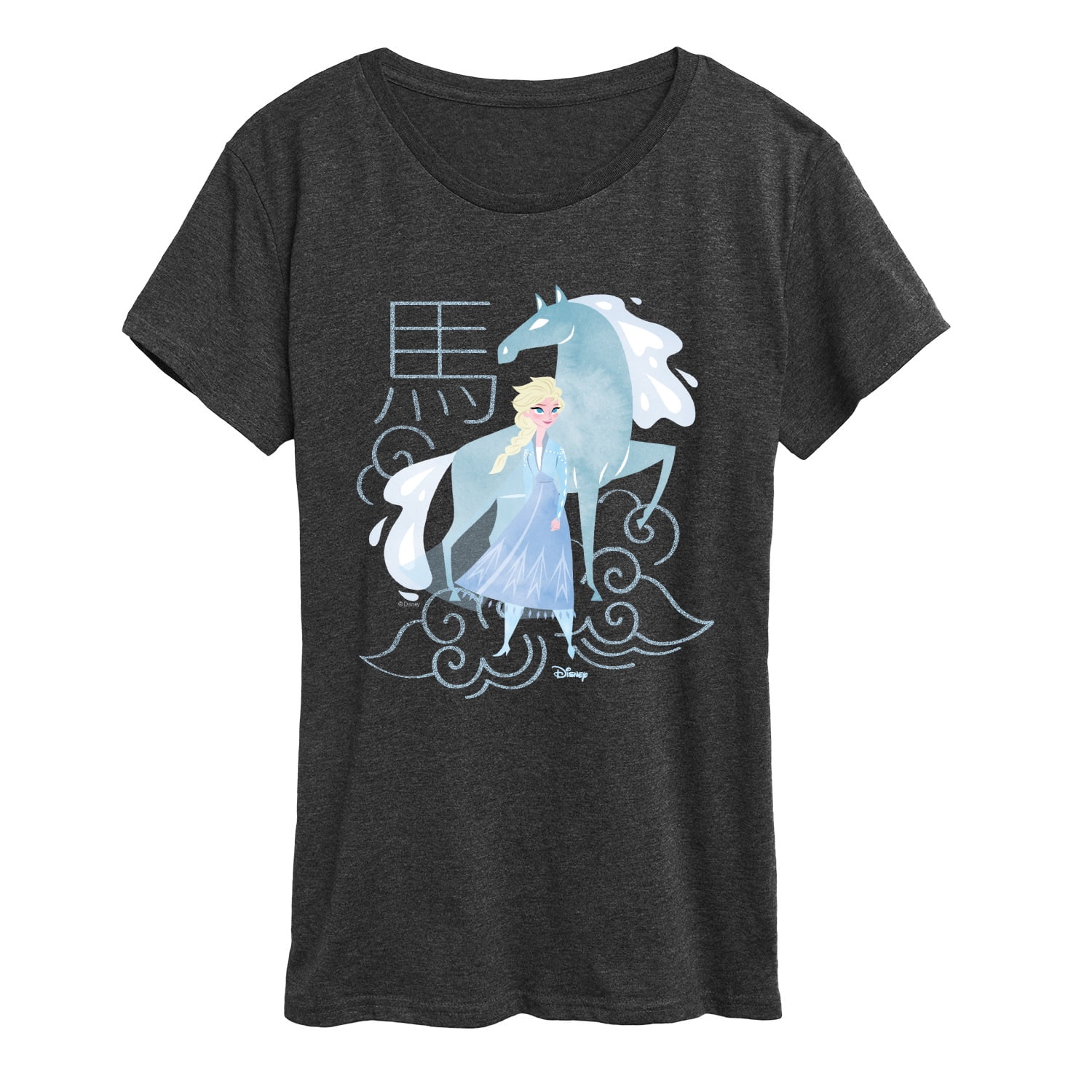 Frozen - Elsa And Nokk Year Of The Horse - Women's Short Sleeve Graphic ...