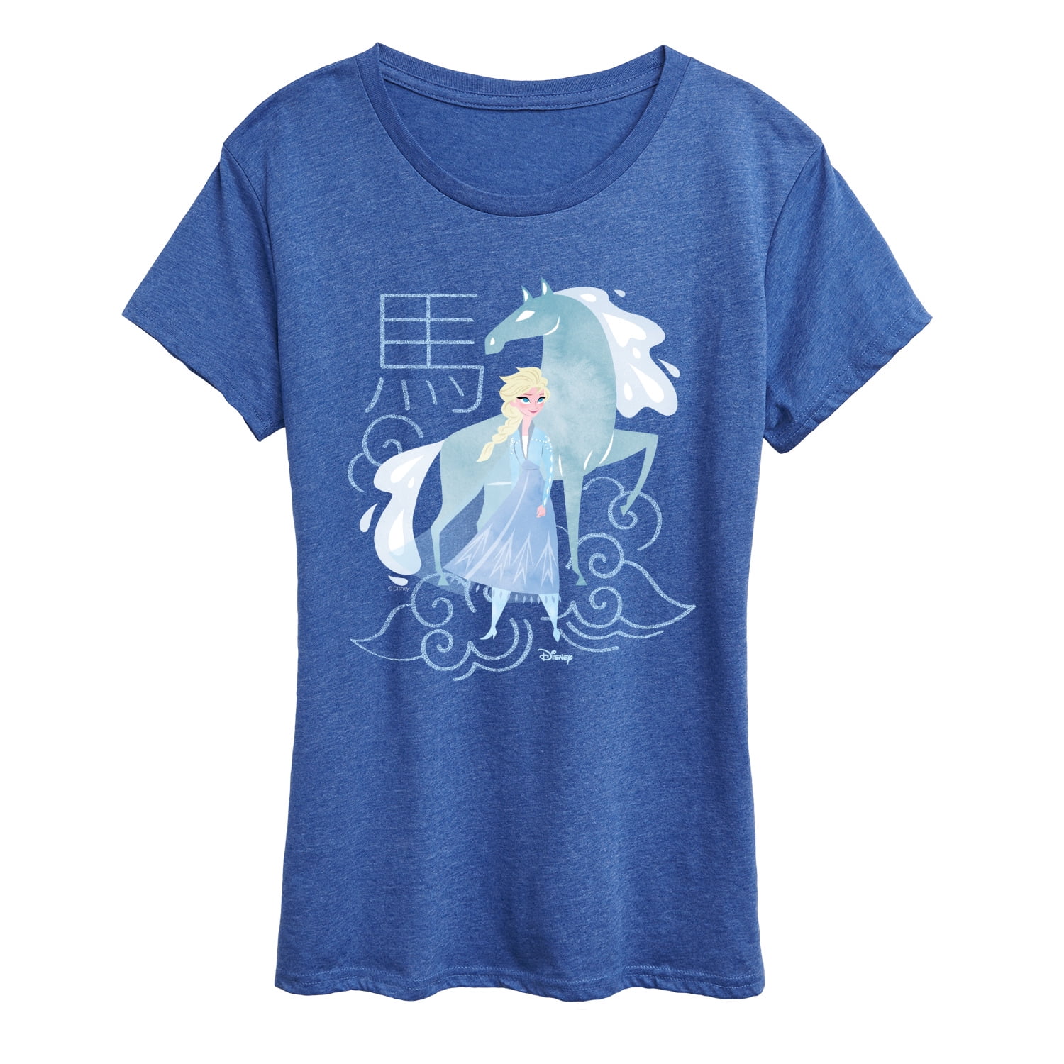 Frozen - Elsa And Nokk Year Of The Horse - Women's Short Sleeve Graphic ...