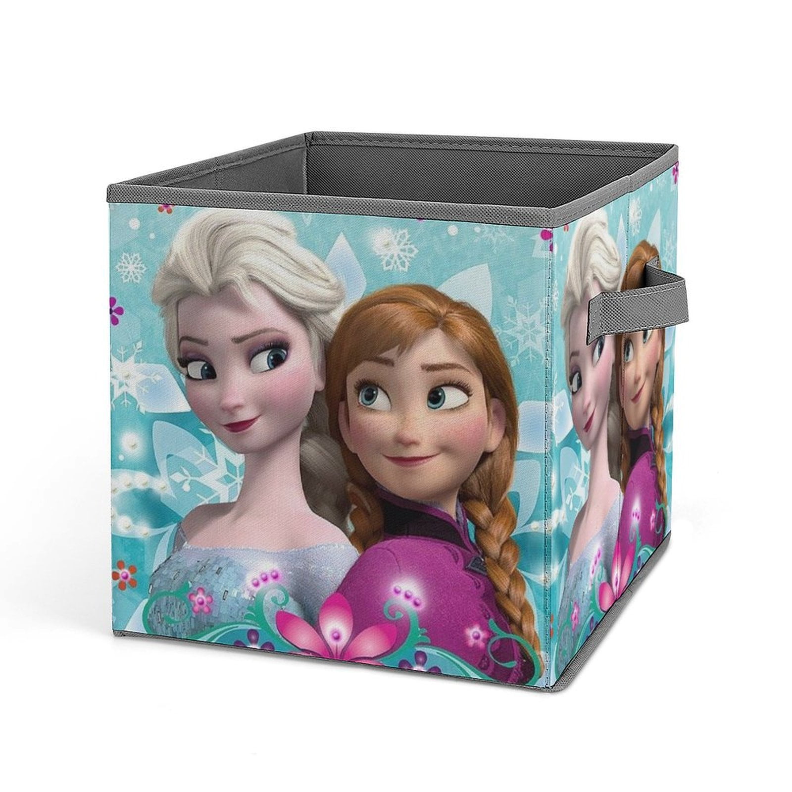 Frozen Elsa Anime Cartoon Cube Storage Bins, 10.6 Cube Storage ...