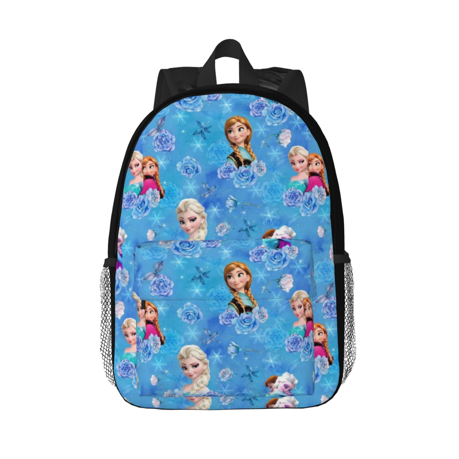 Frozen Elsa&Anna Blue Rose Backpack,Travel Backpack,Backpack for Women ...