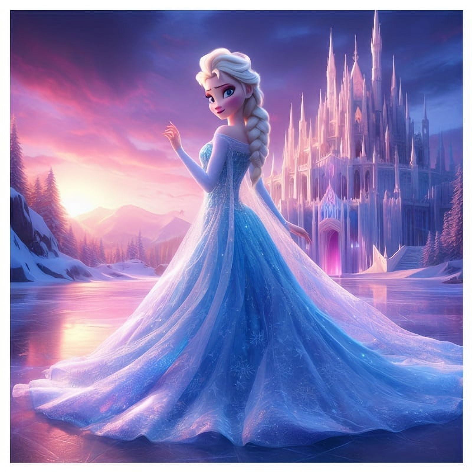 Frozen Elsa Anna Disney Olaf Princess Prince DIY 5D Diamond Digital ...