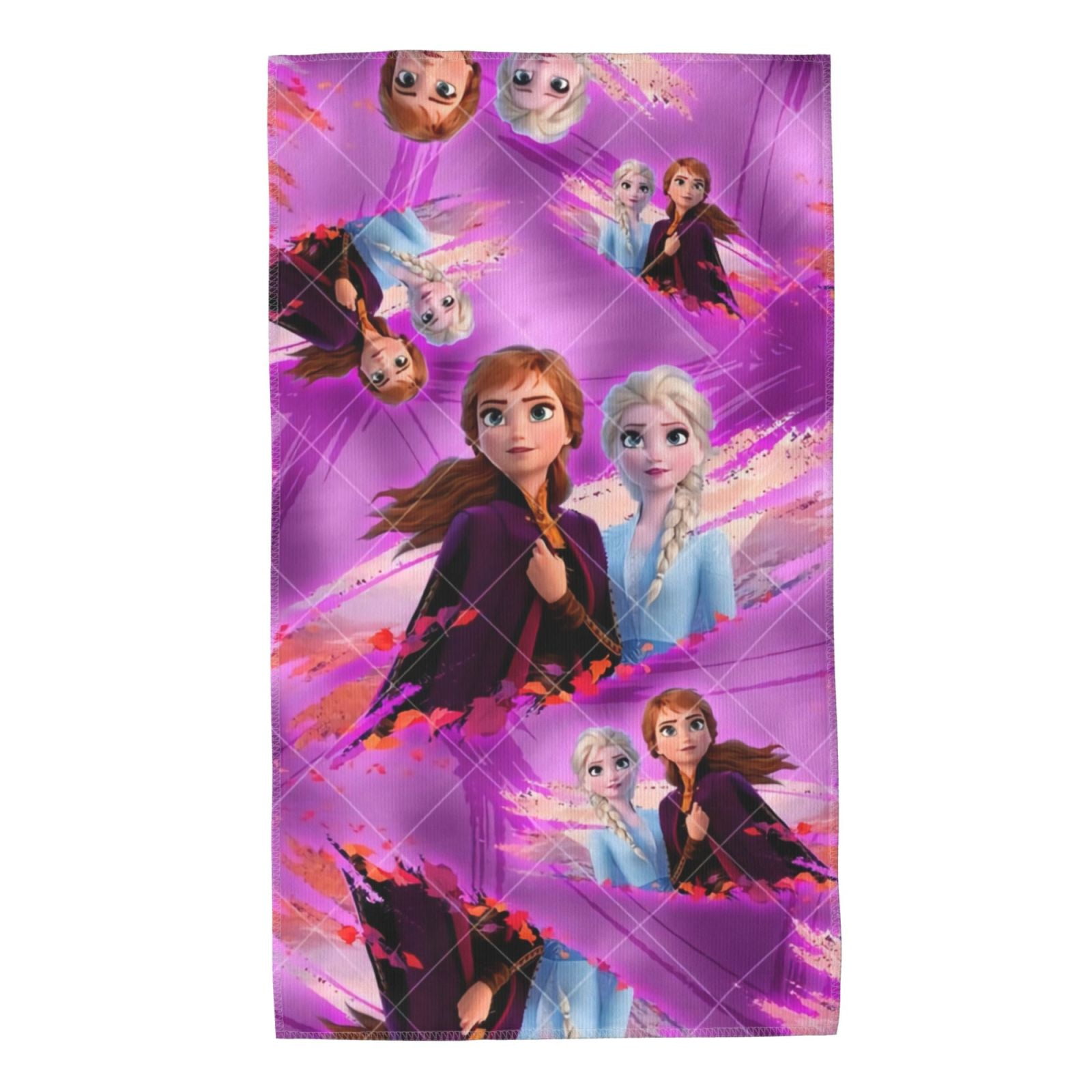 Frozen-Elsa&Anna Hand Towels for Bathroom,Face Towels Soft Absorbent ...