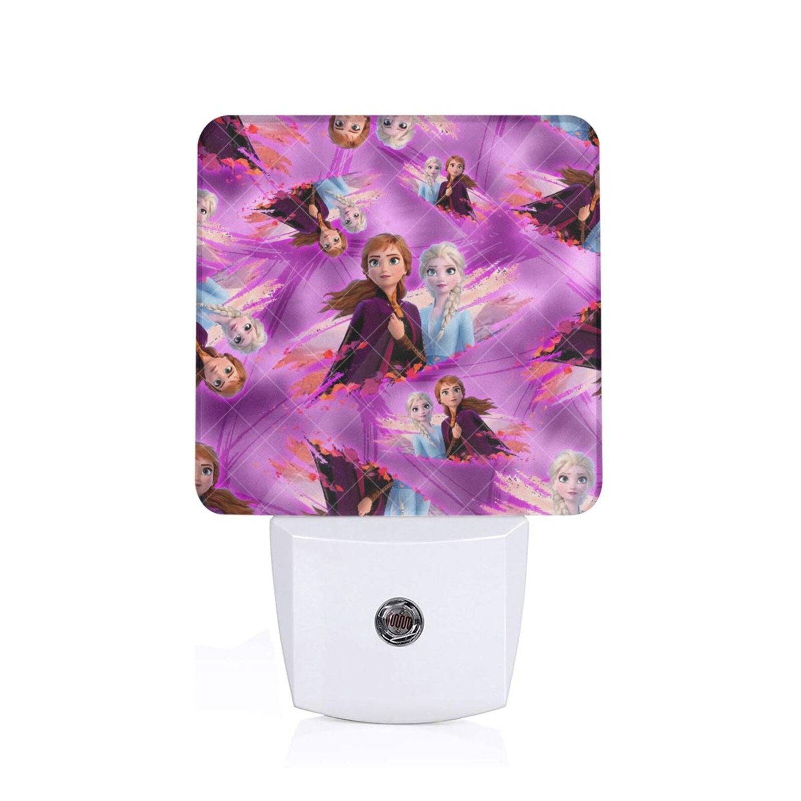 Frozen Elsa&Anna LED Plug-in Night Light for Kids,Cute Color Changing ...