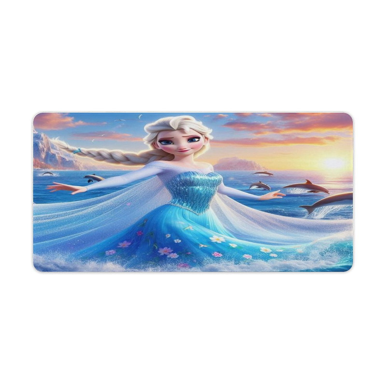 Frozen Elsa Anna Large Gaming Mouse Pad for Lightweight Mousepad , Non ...
