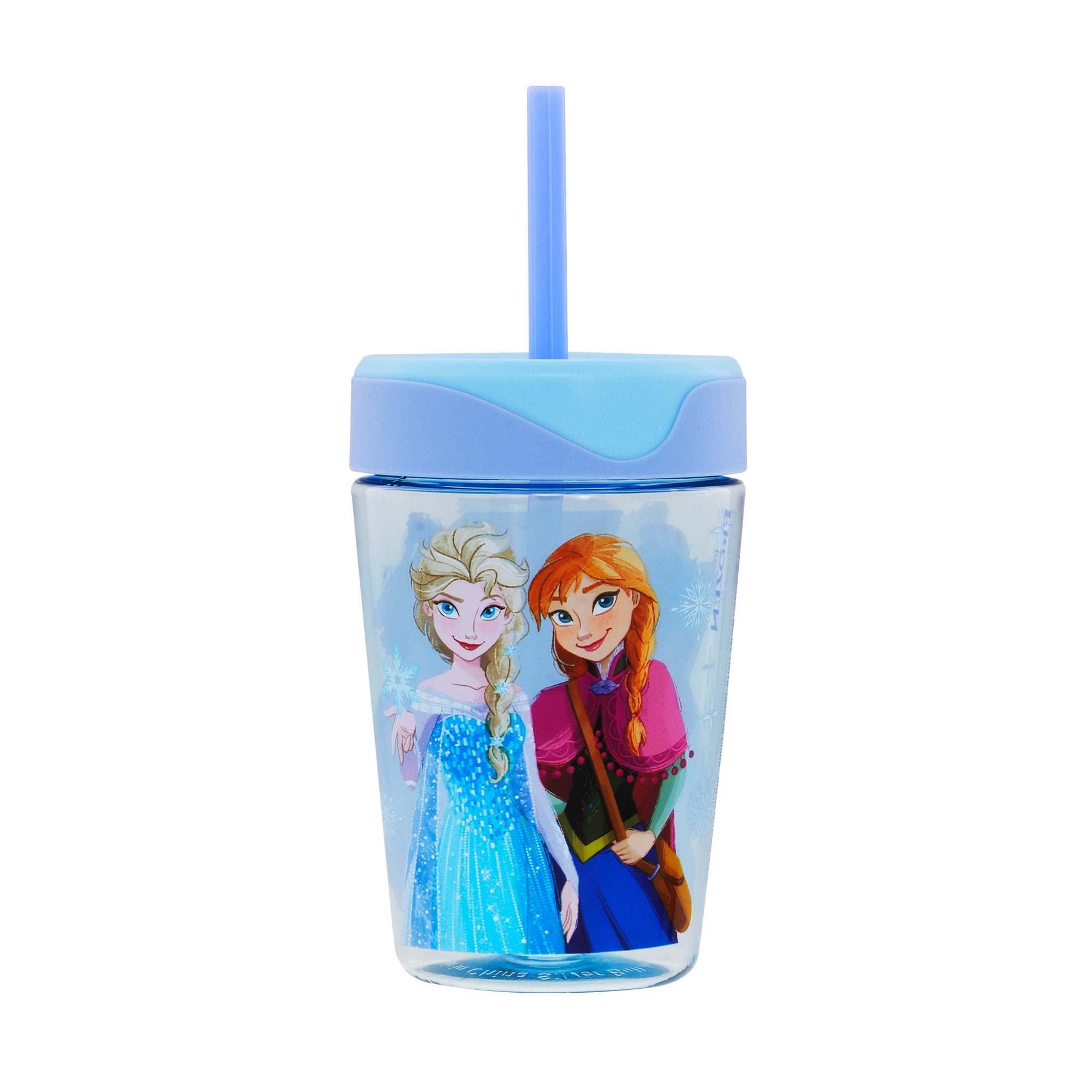 Frozen Elsa Anna Olaf 17.5oz Spill Proof Tumbler w Straw - Walmart.com