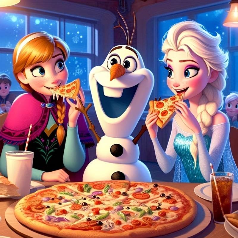 Frozen Elsa Anna Olaf Prince Princess Disney DIY 5D Diamond Painting ...