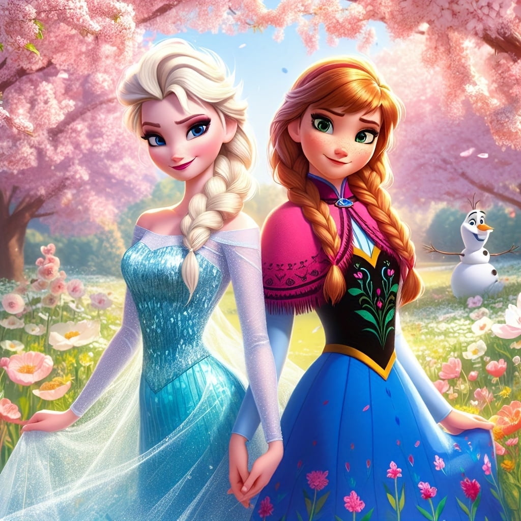 Frozen Elsa Anna Olaf Princess Prince DIY 5D Diamond Digital Painting ...