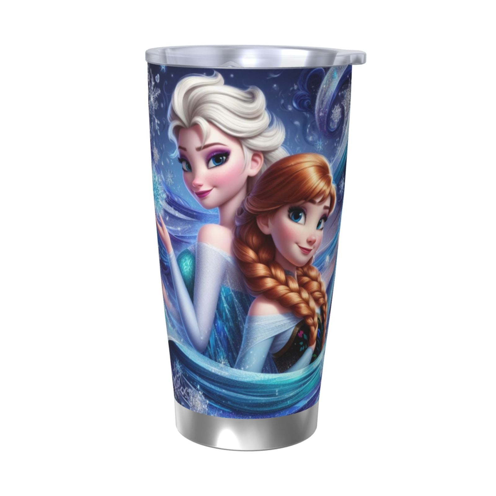 Frozen Elsa&Anna Water Bottle,Coffee Cups,20oz Stainless Steel ...