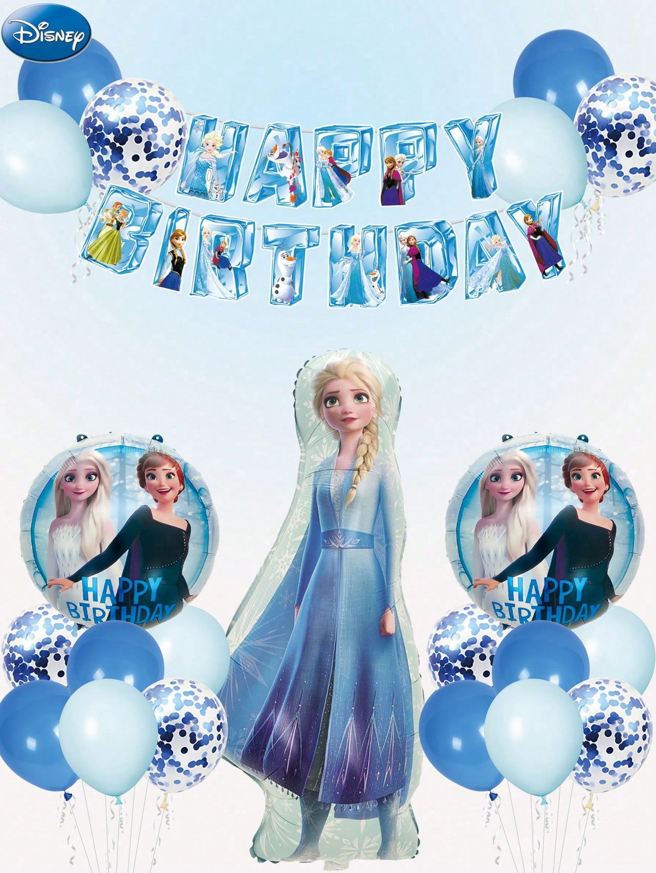 Frozen Elsa Balloons Party Decoration 24 PCS - Walmart.com
