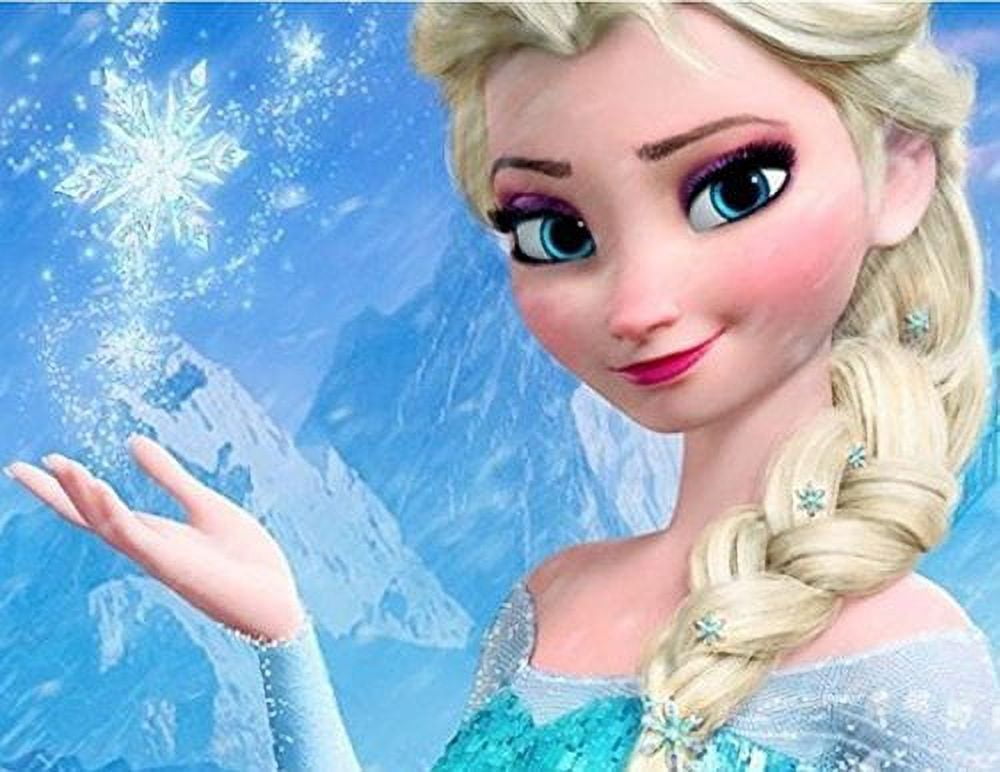 Frozen Elsa Ice Castle Princess Edible Image Photo Cake Topper Sheet 1/ ...