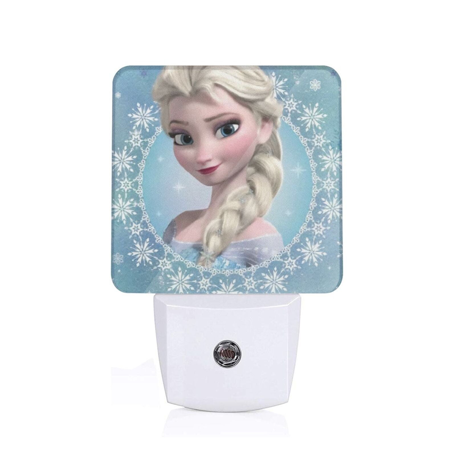 Frozen Elsa LED Night Lights Plug Into Wall,1 Pack Plug in Night Light ...