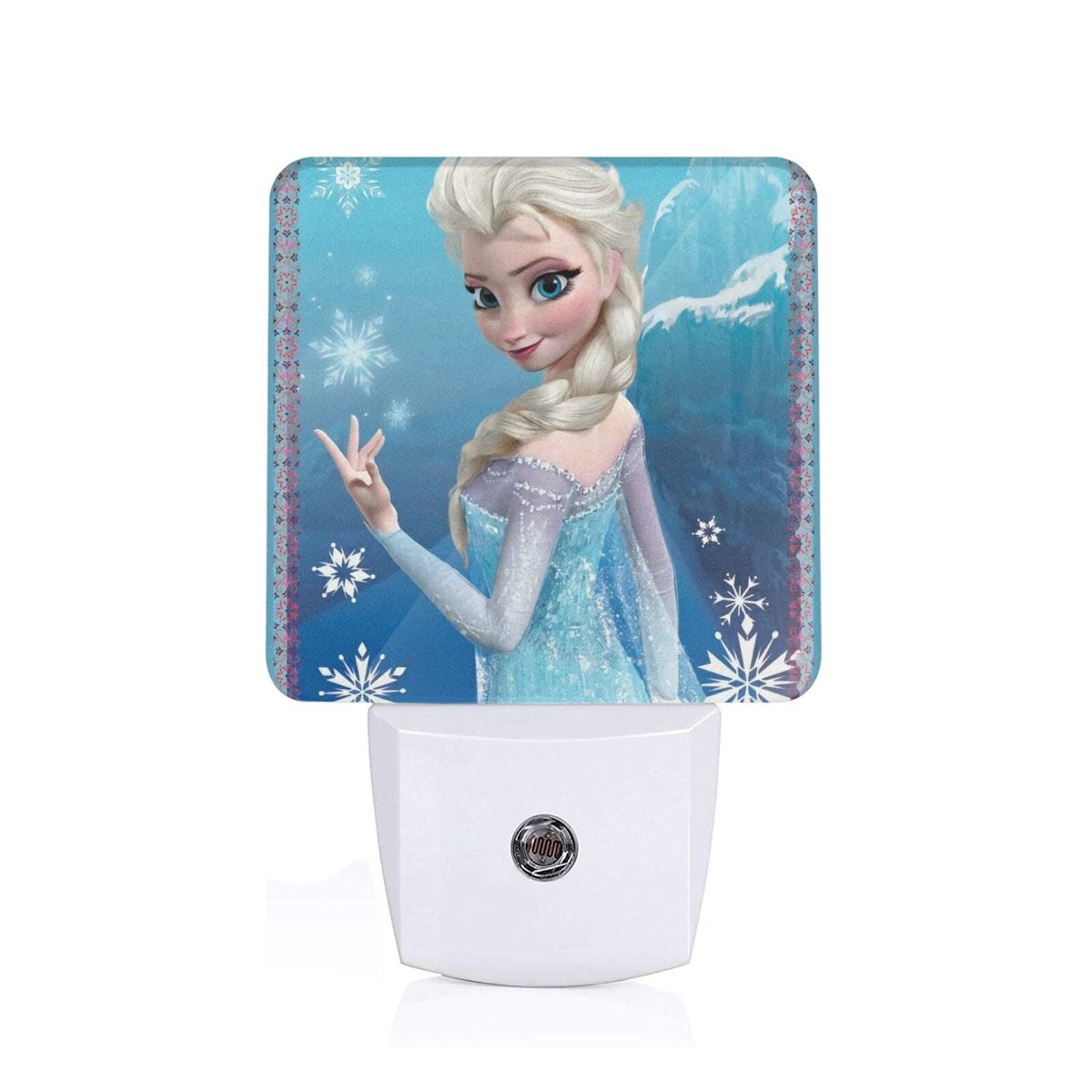 Frozen Elsa LED Plug-in Night Light for Kids,Cute Color Changing LED ...