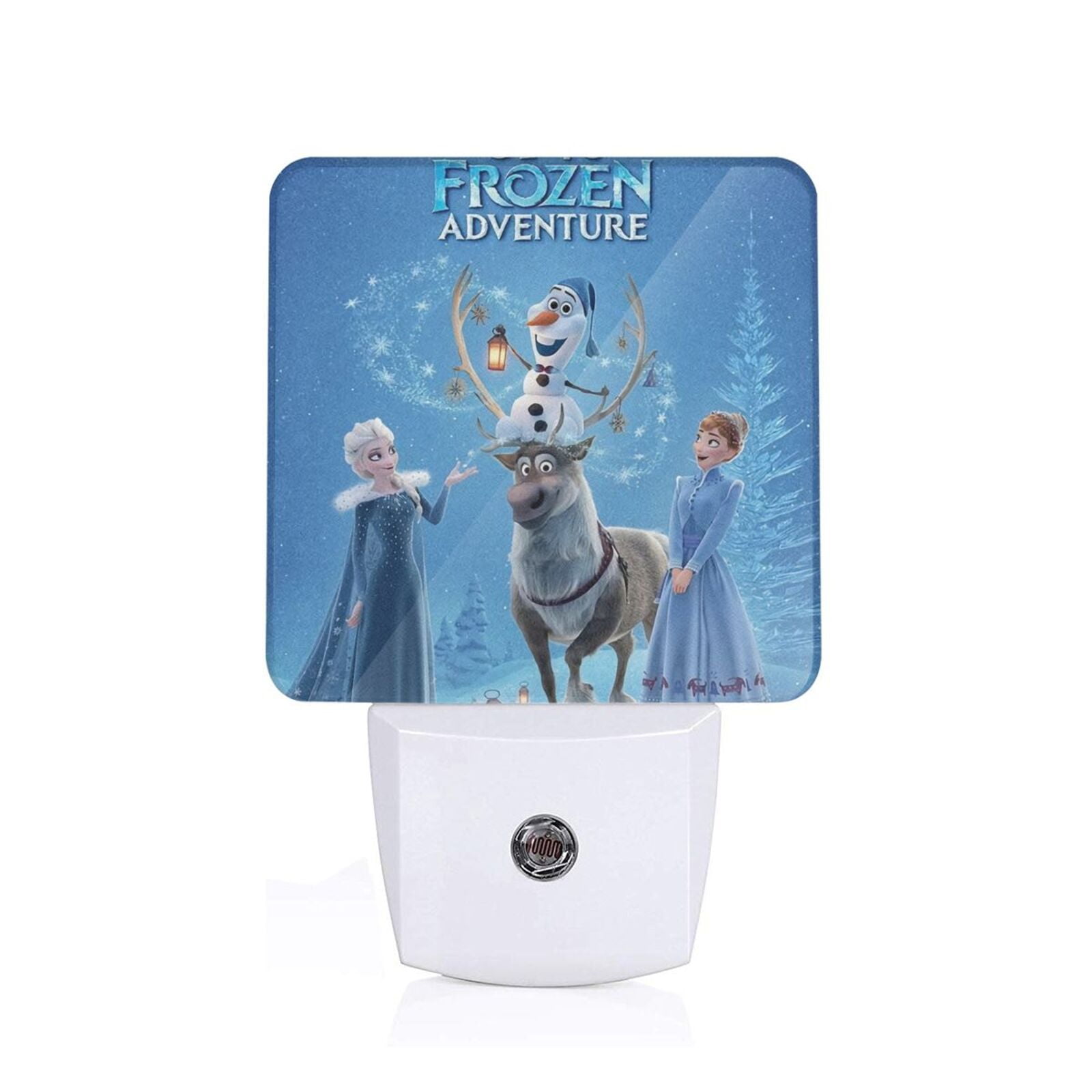 Frozen-Elsa Olaf LED Night Light with Dusk to Dawn Sensor for Bedroom ...