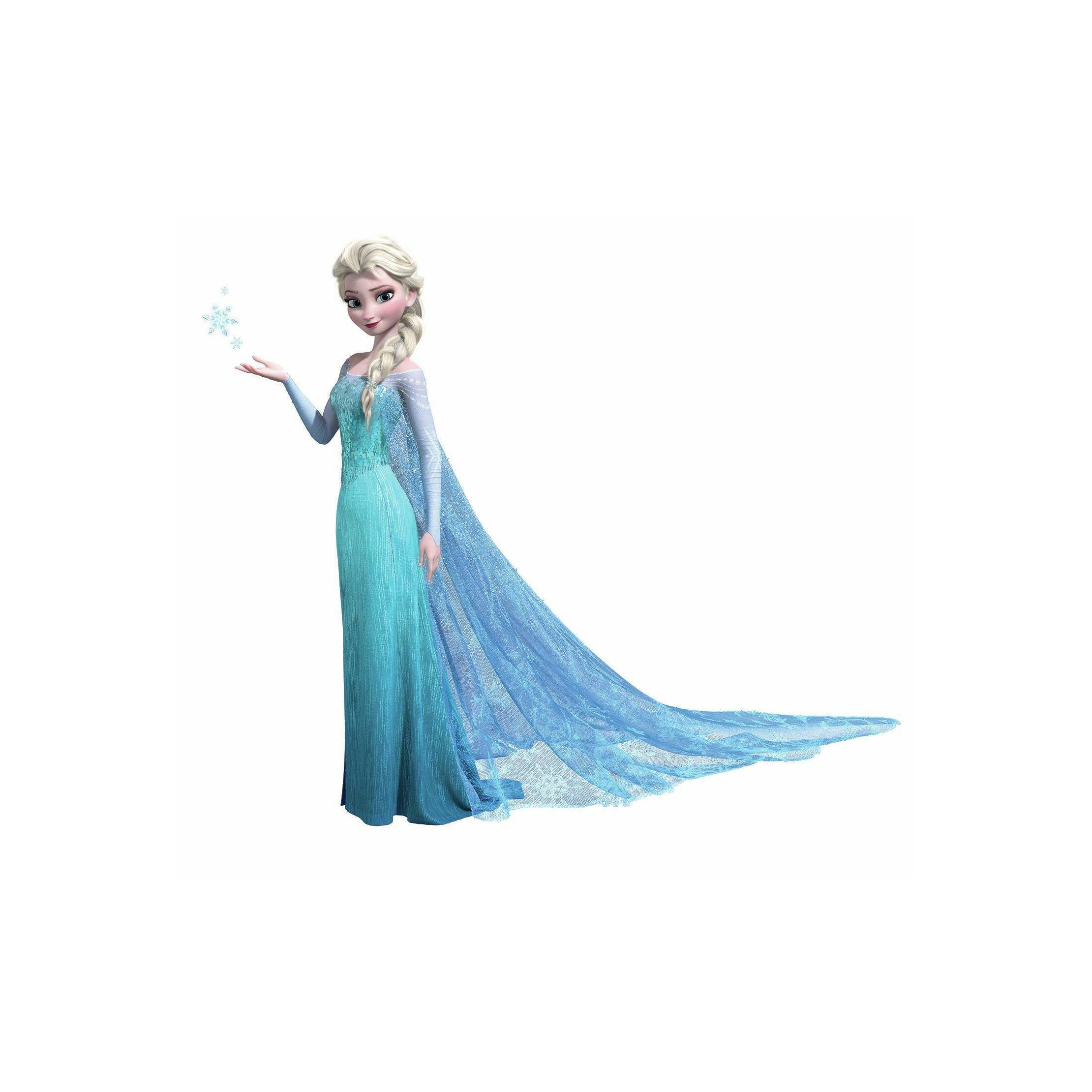 Frozen Elsa Peel and Stick Giant Kids' Wall Decal: Vinyl Self-Adhesive ...