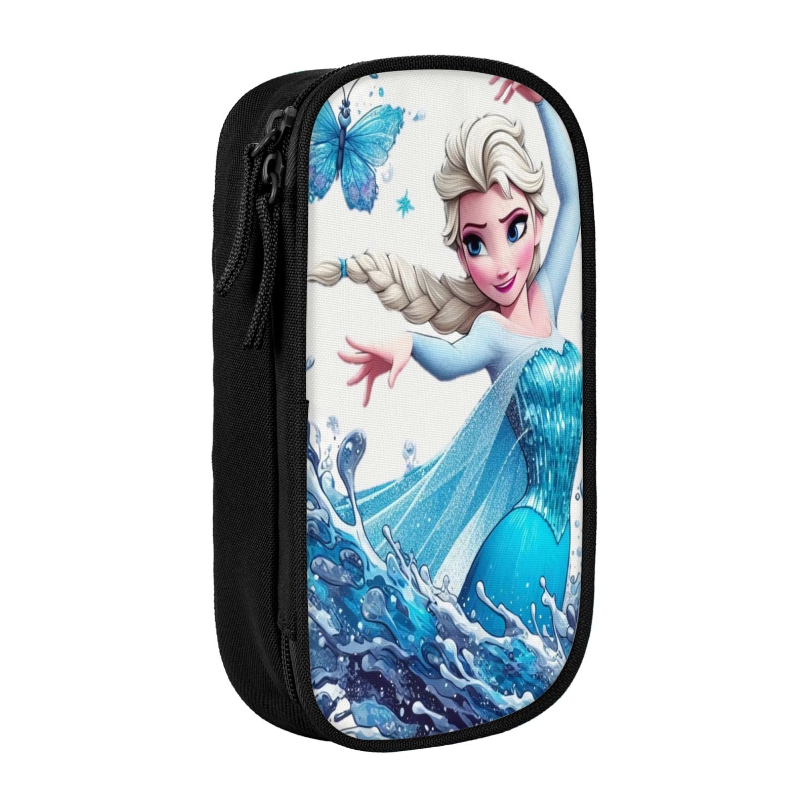Frozen Elsa Pencil Case,Big Capacity Pencil Pouch Stationery Pen Bag ...