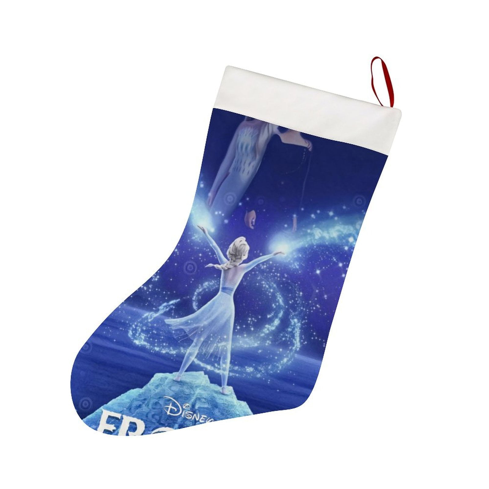 Frozen Elsa Side Glance Framed In Winter Christmas Stockings Xmas ...