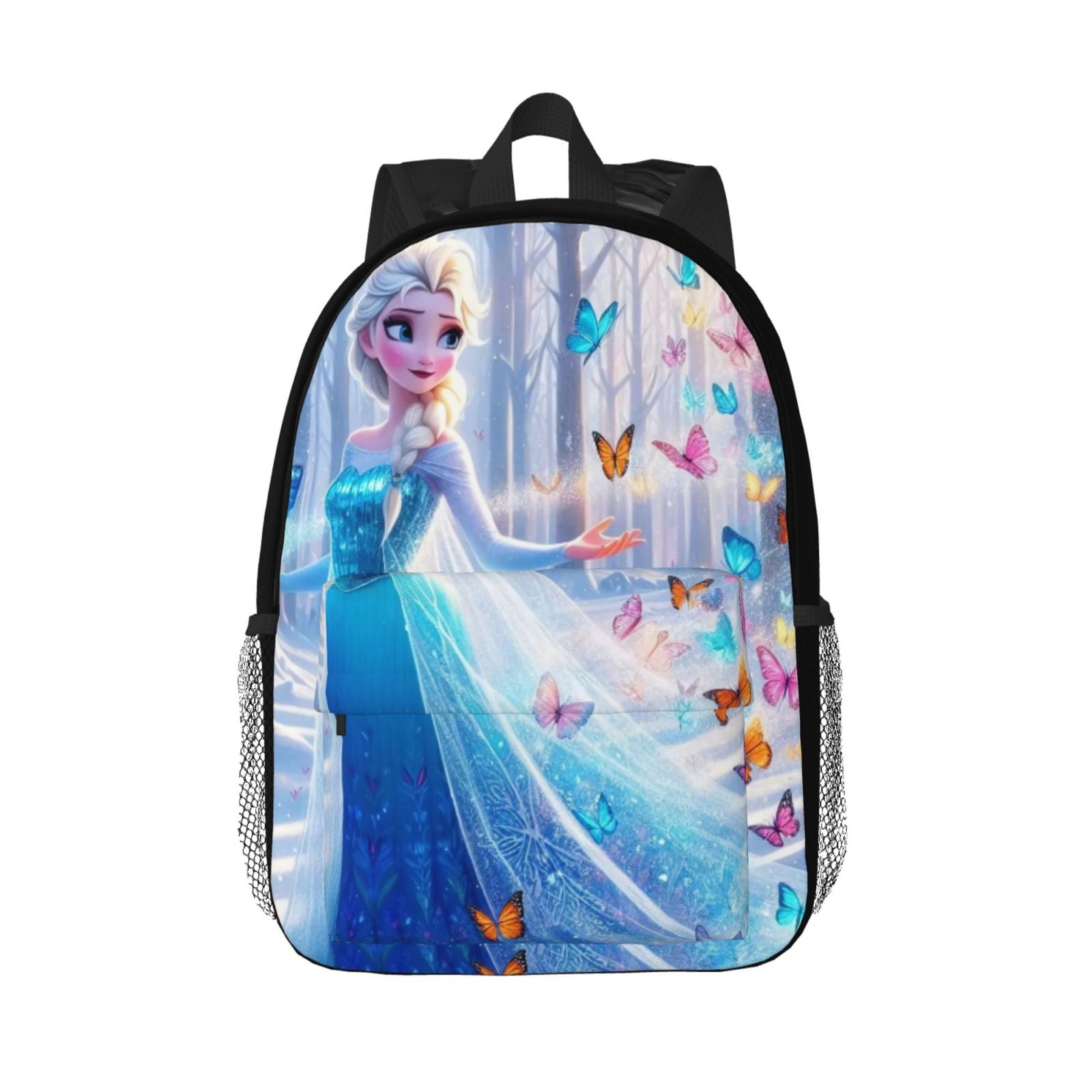 Frozen Elsa Snowflake Butterfly Backpack,Classic carry-on travel ...