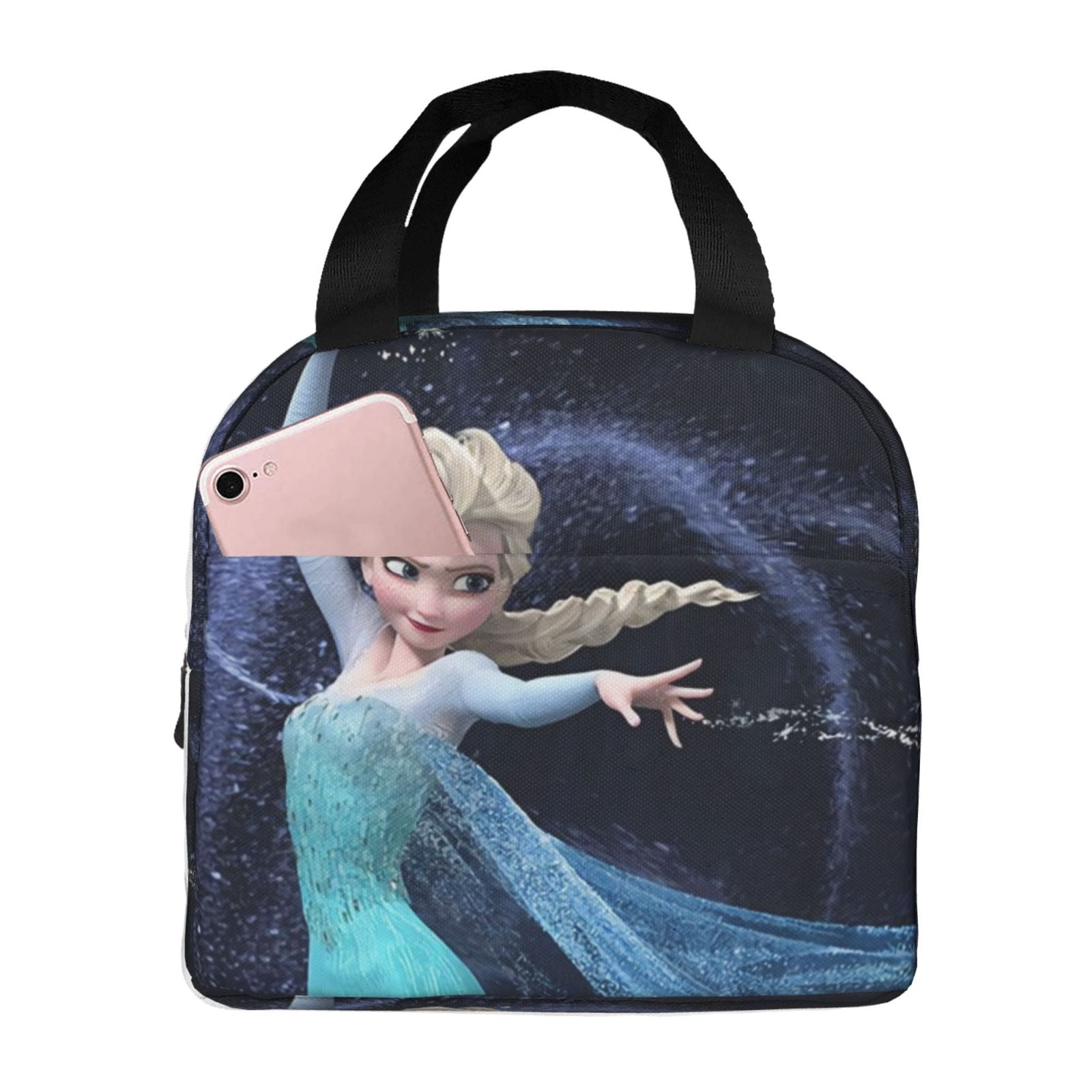 Frozen Elsa Snowflake Swirls Princess Lunch Box for Women Men,Lunch Bag ...