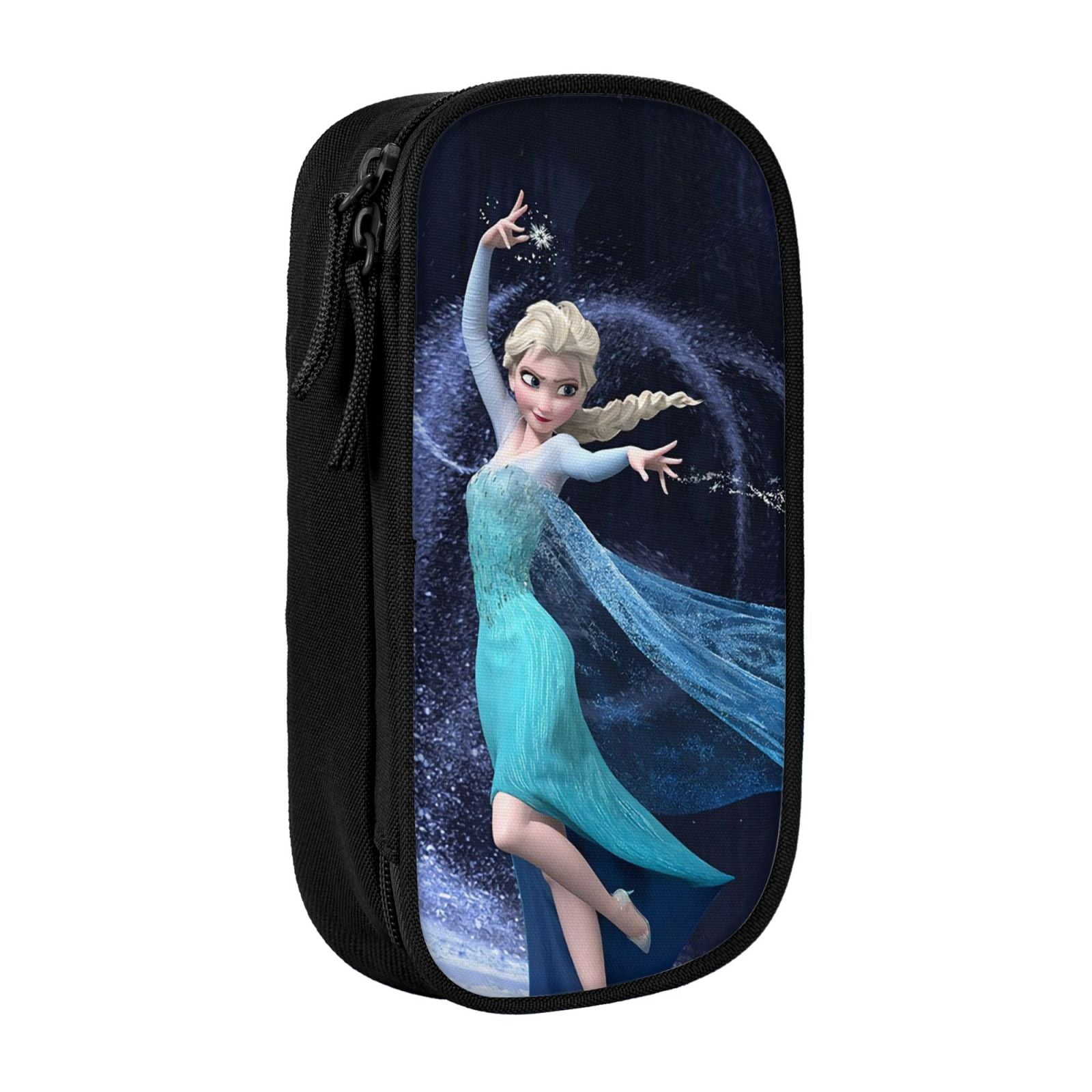 Frozen Elsa Snowflake Swirls Princess Pencil Case,Pencil Pouch,Big ...