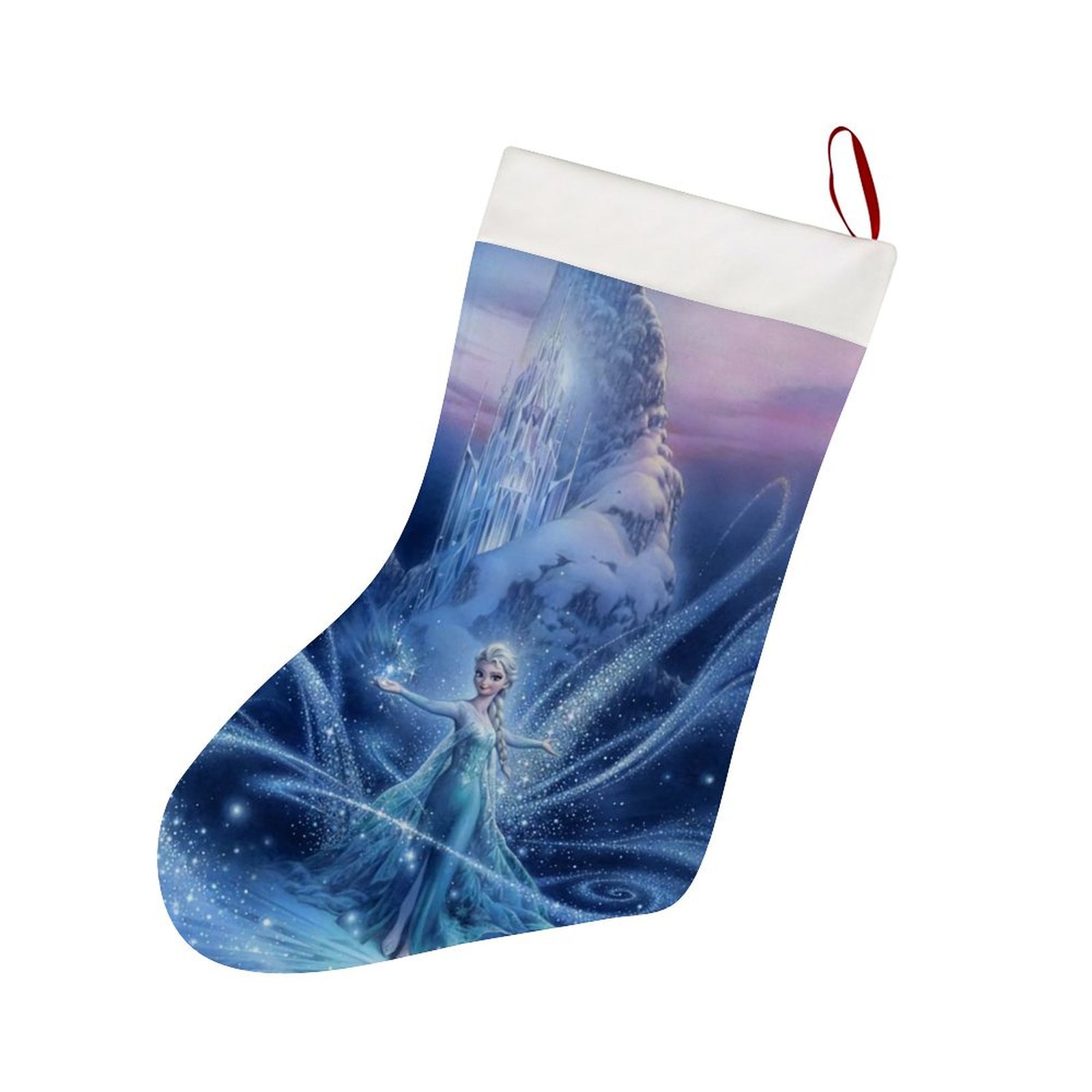 Frozen Elsa Snowflake Swirls Princess Pose Christmas Stockings Xmas ...