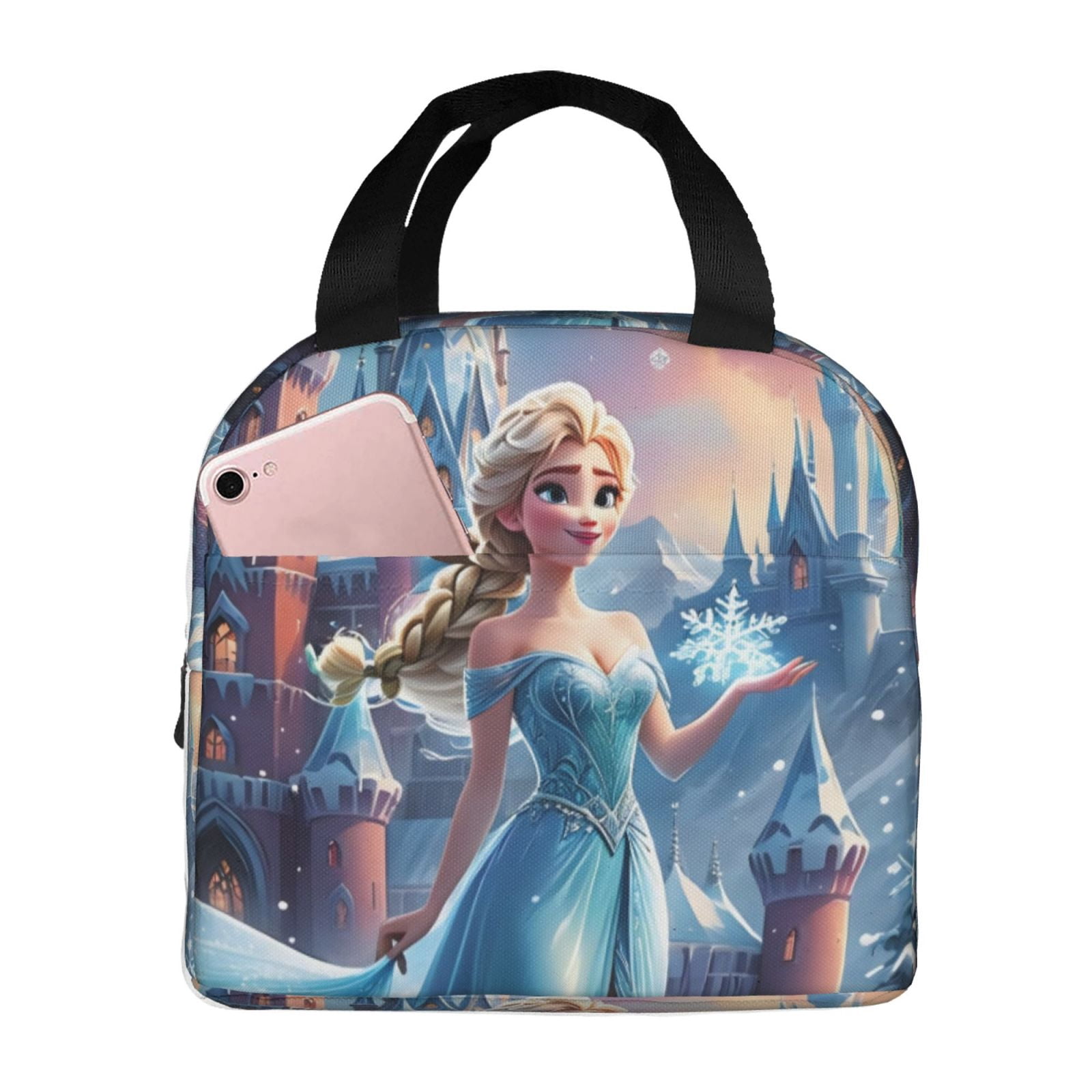 Frozen Elsa Snowflake Swirls Princess Pose Lunch Box,Lunch Box for Men ...