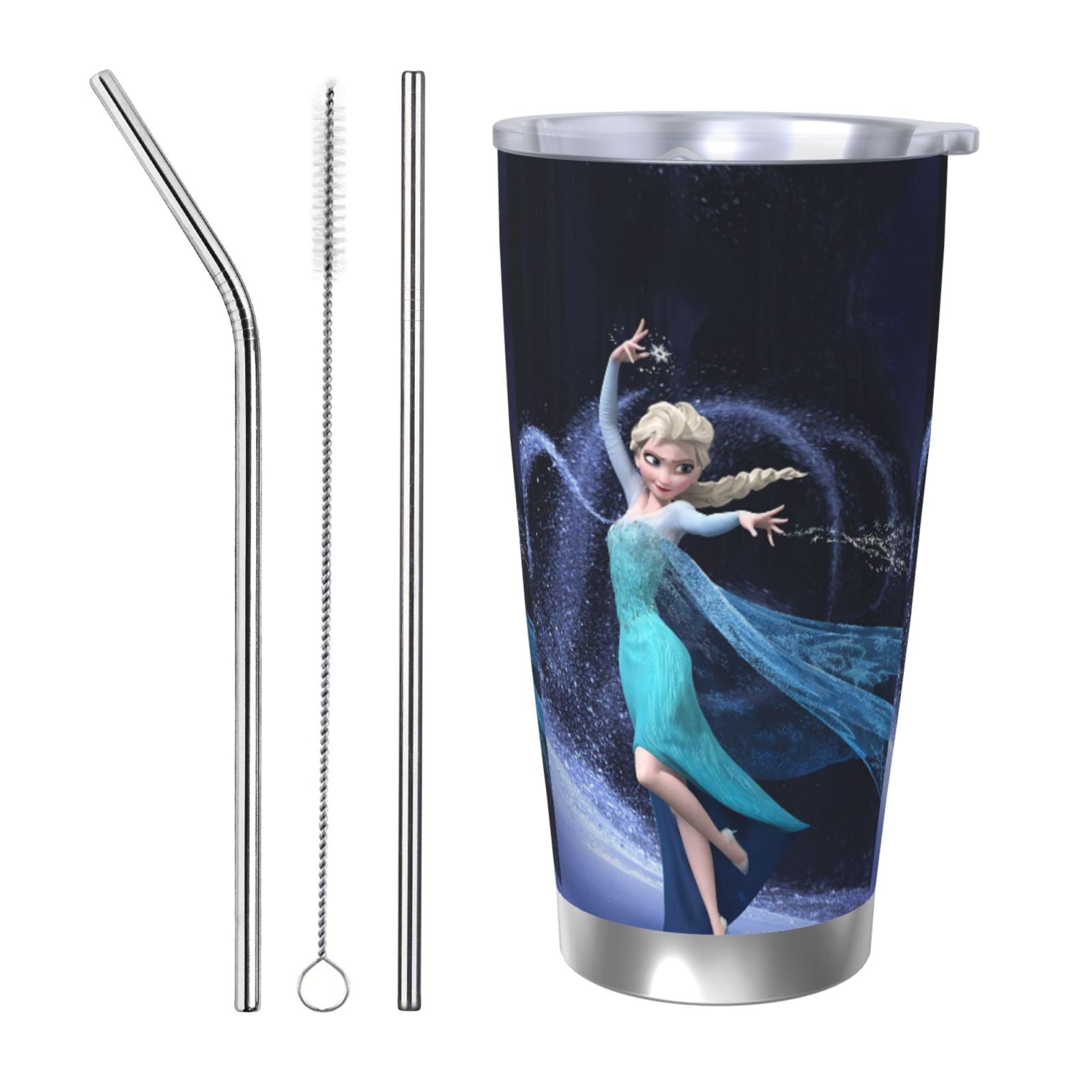 Frozen Elsa Snowflake Swirls Princess Water Bottle,Coffee Cups ...