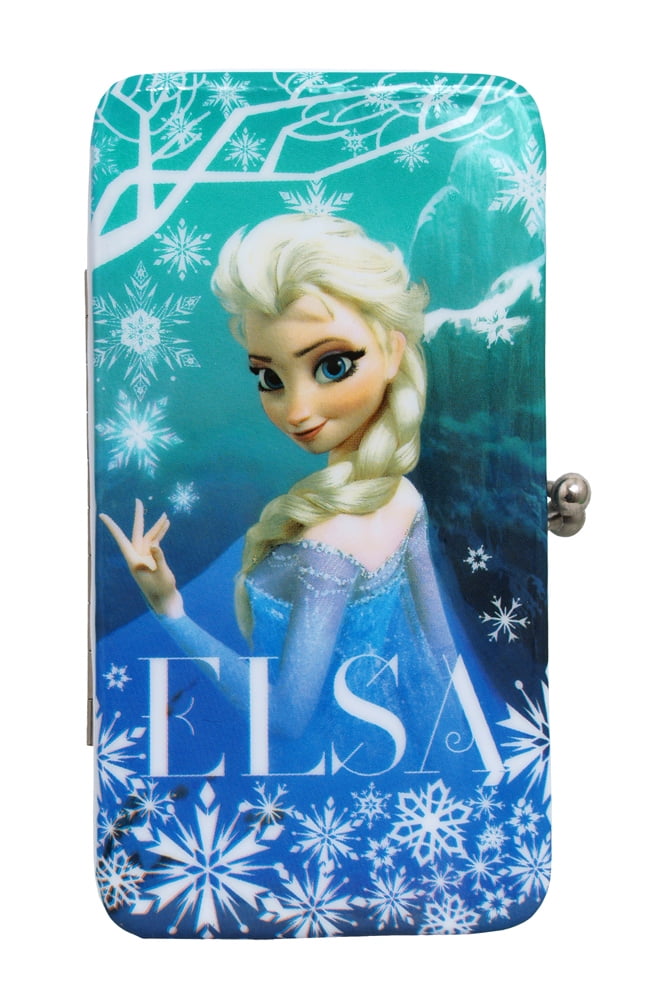 Disney's Frozen Elsa Snowflakes Kids Princess Character Wallet with ...