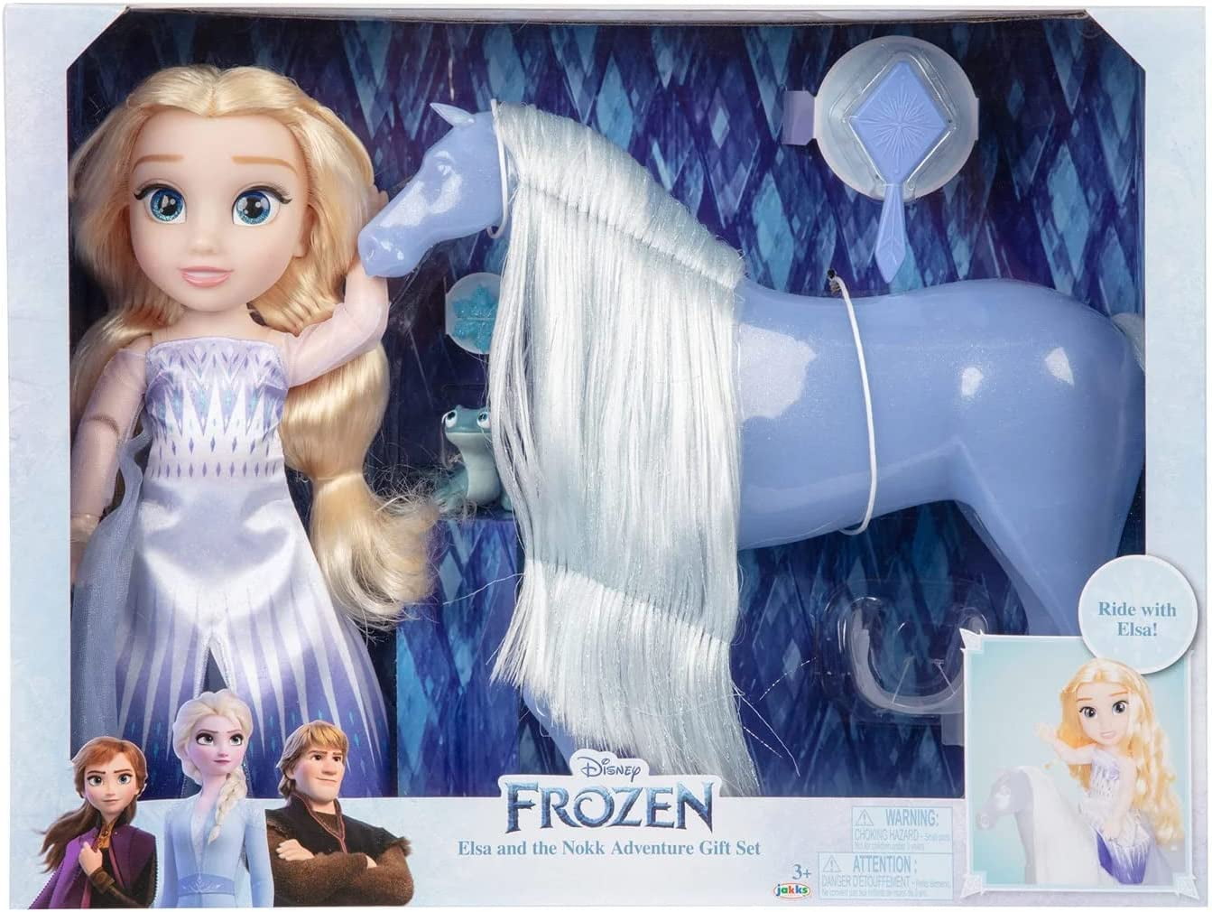 Frozen Elsa The Snow Queen Articulated Toddler Doll with Water Nokk ...