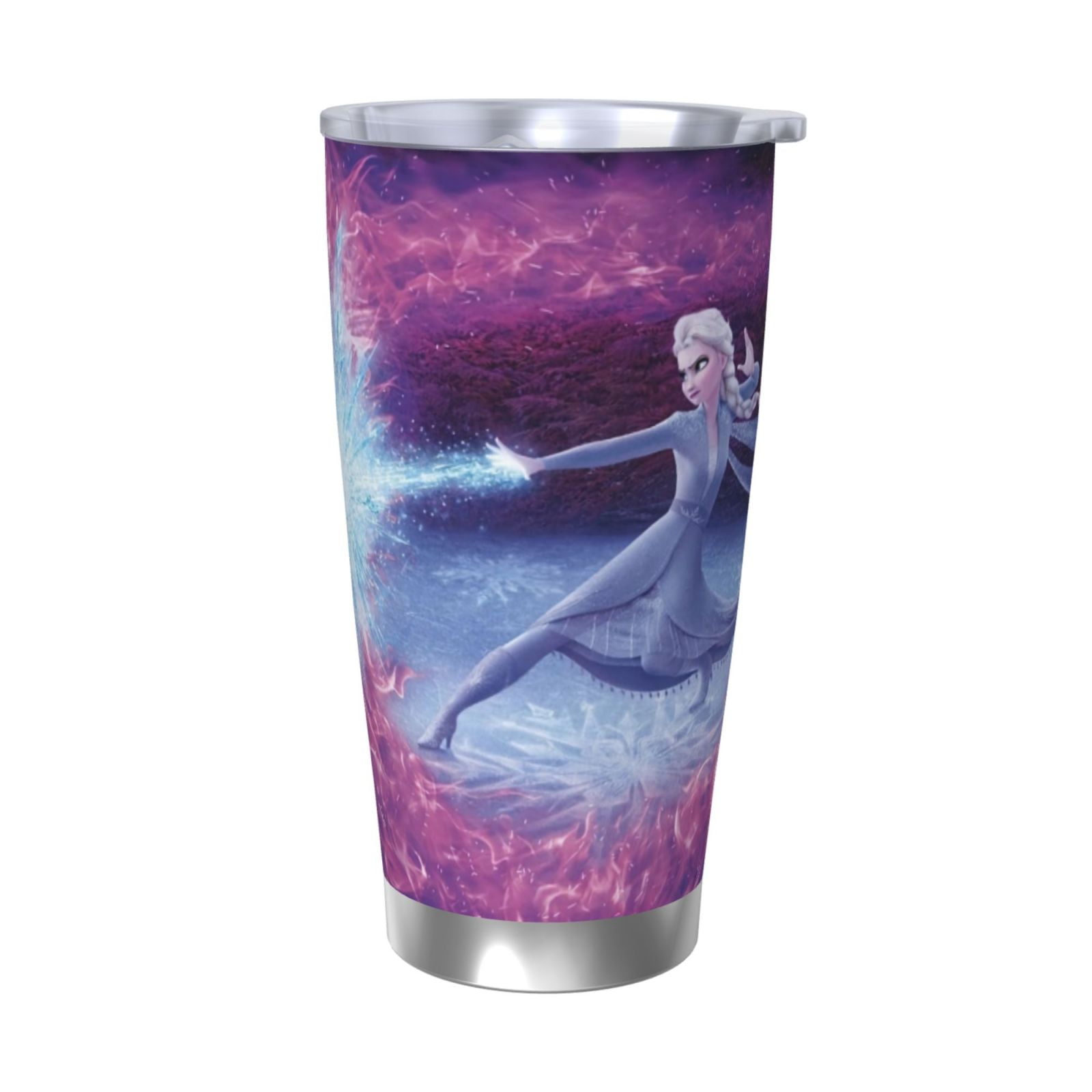 Frozen Elsa Water Bottle,Coffee Cups,20oz Stainless Steel Insulated ...
