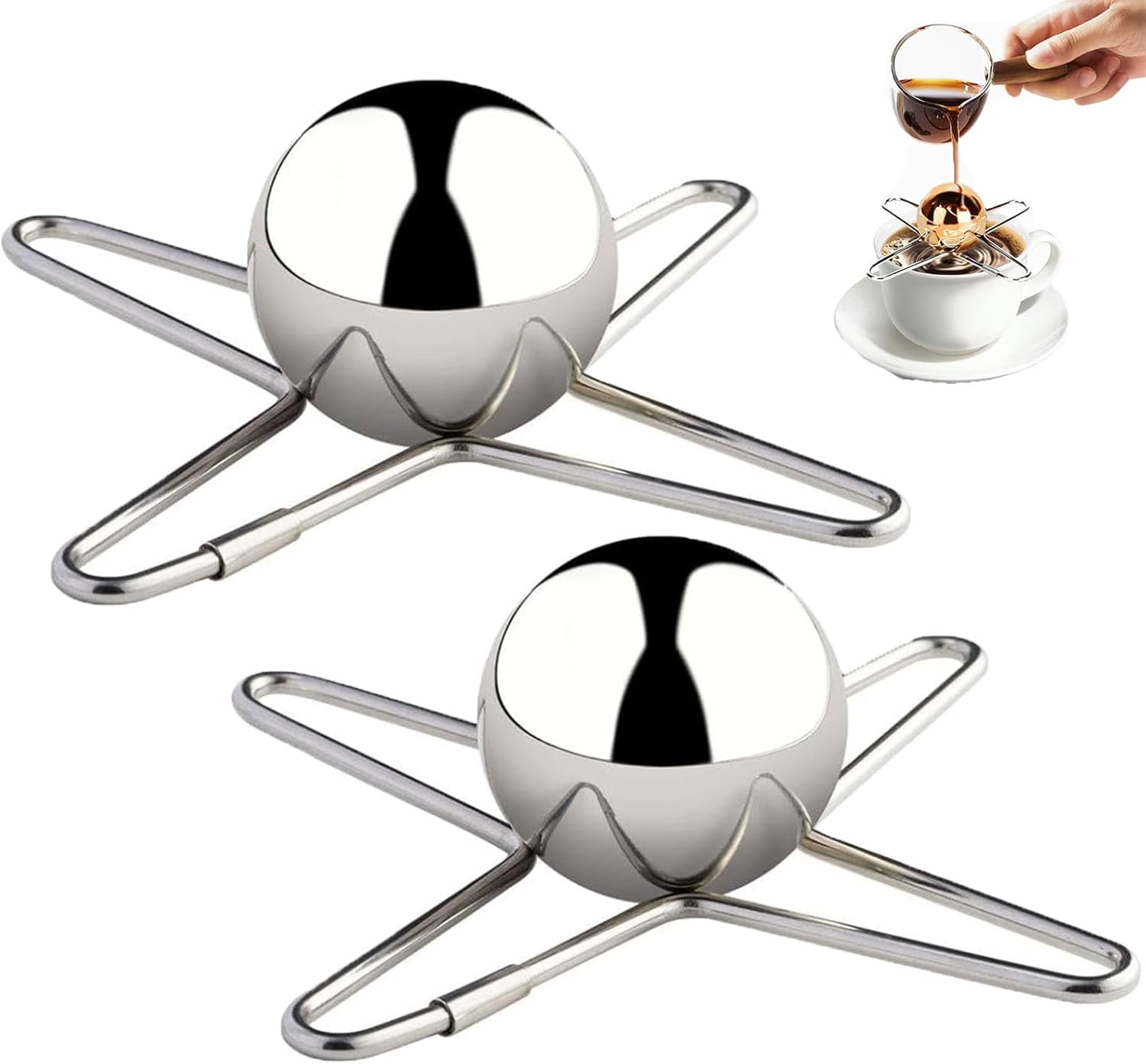Frozen Espresso Ball, Espresso Cooling Ball, Reusable Coffee Chiller ...