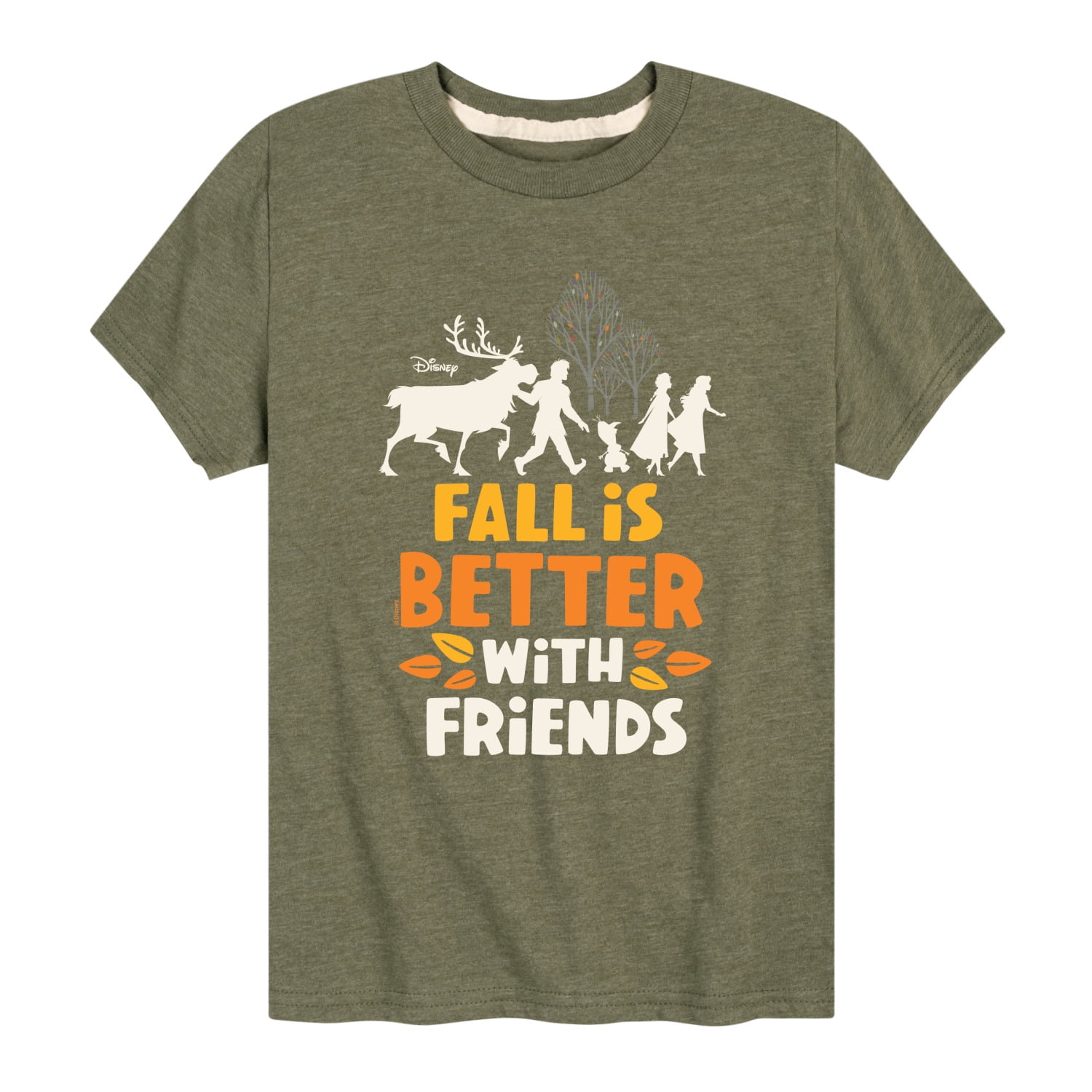 Frozen - Fall Is Better with Friends - Toddler And Youth Short Sleeve ...