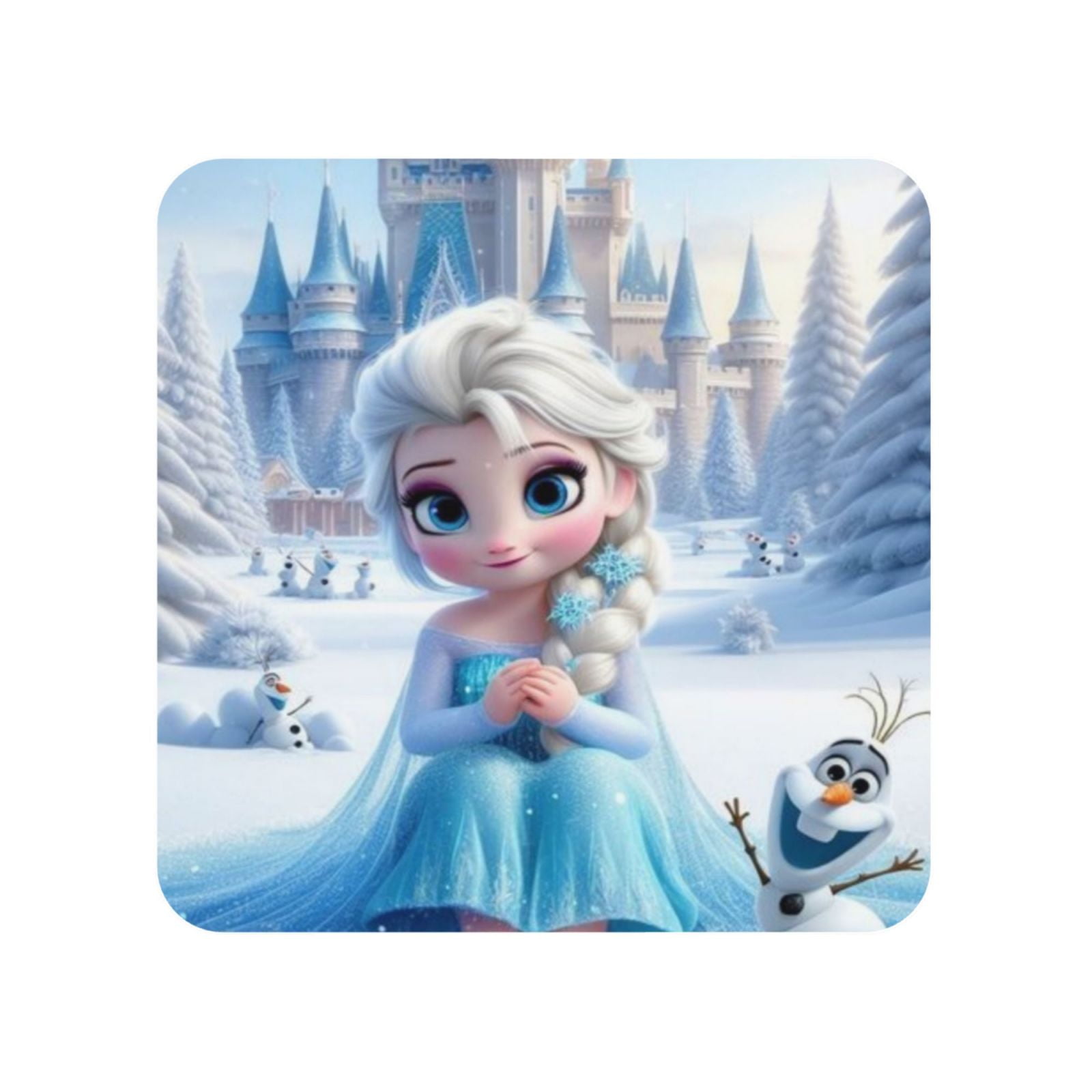 Frozen Fridge Magnets, Acrylic Magnetic Refrigerator Sticker Decoration ...