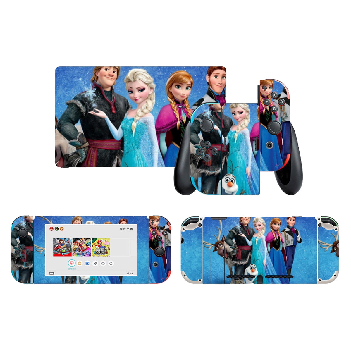 Frozen Game Switch Skin - Anime Cartoon Game Sticker, No Bubble ...