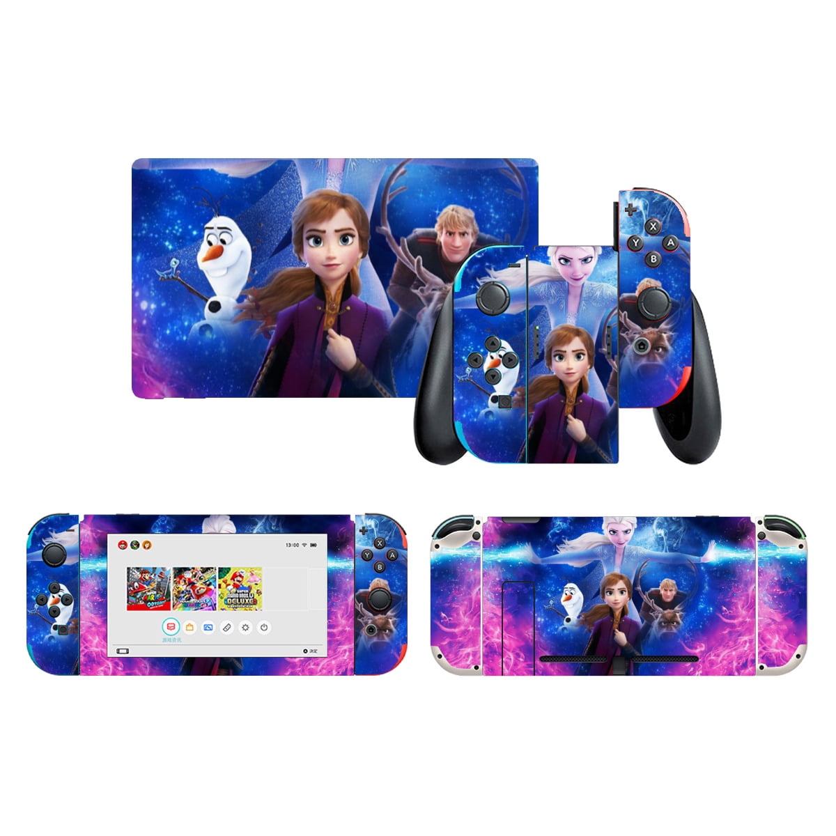 Frozen Game Switch Skin - Anime Cartoon Game Sticker, No Bubble ...