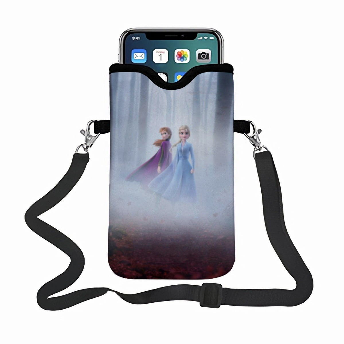 Frozen Girl Elsa phone bag, featuring an adjustable strap small satchel ...