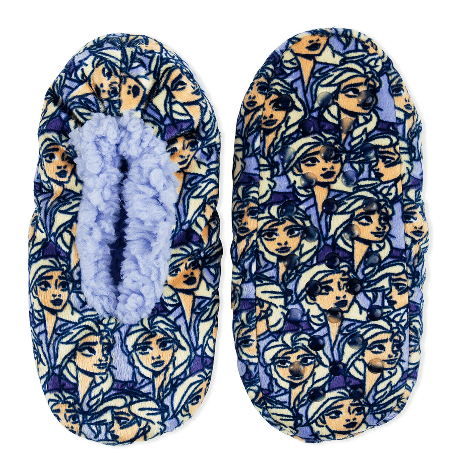 Frozen Girls All Elsa Fuzzy Babba Socks - Walmart.com