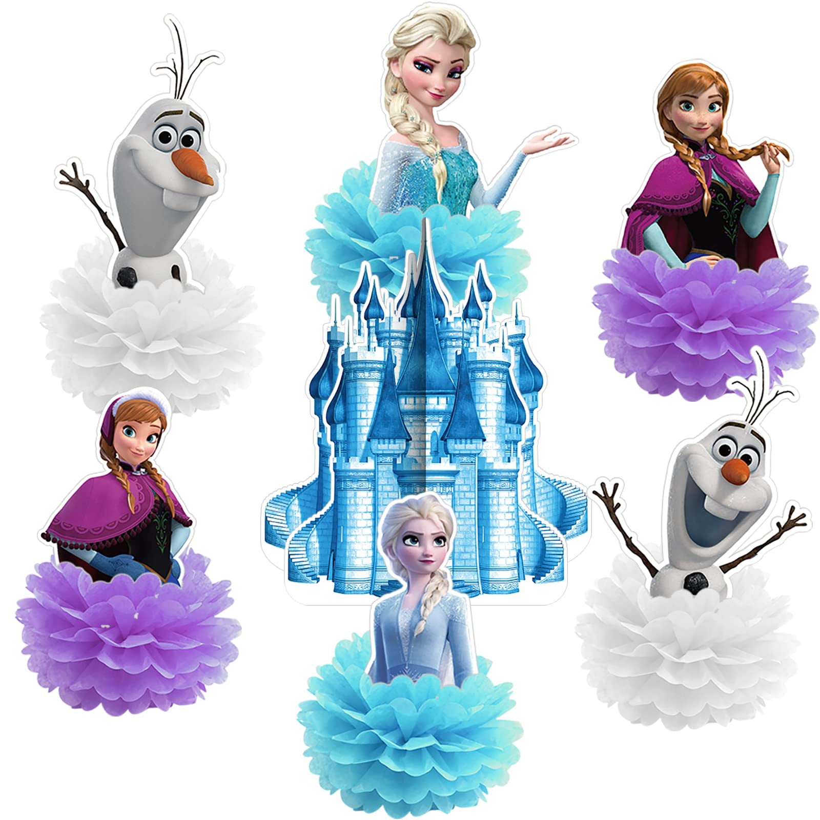 Frozen Honeycomb Centerpieces Table Decorations, Elsa Birthday Party ...