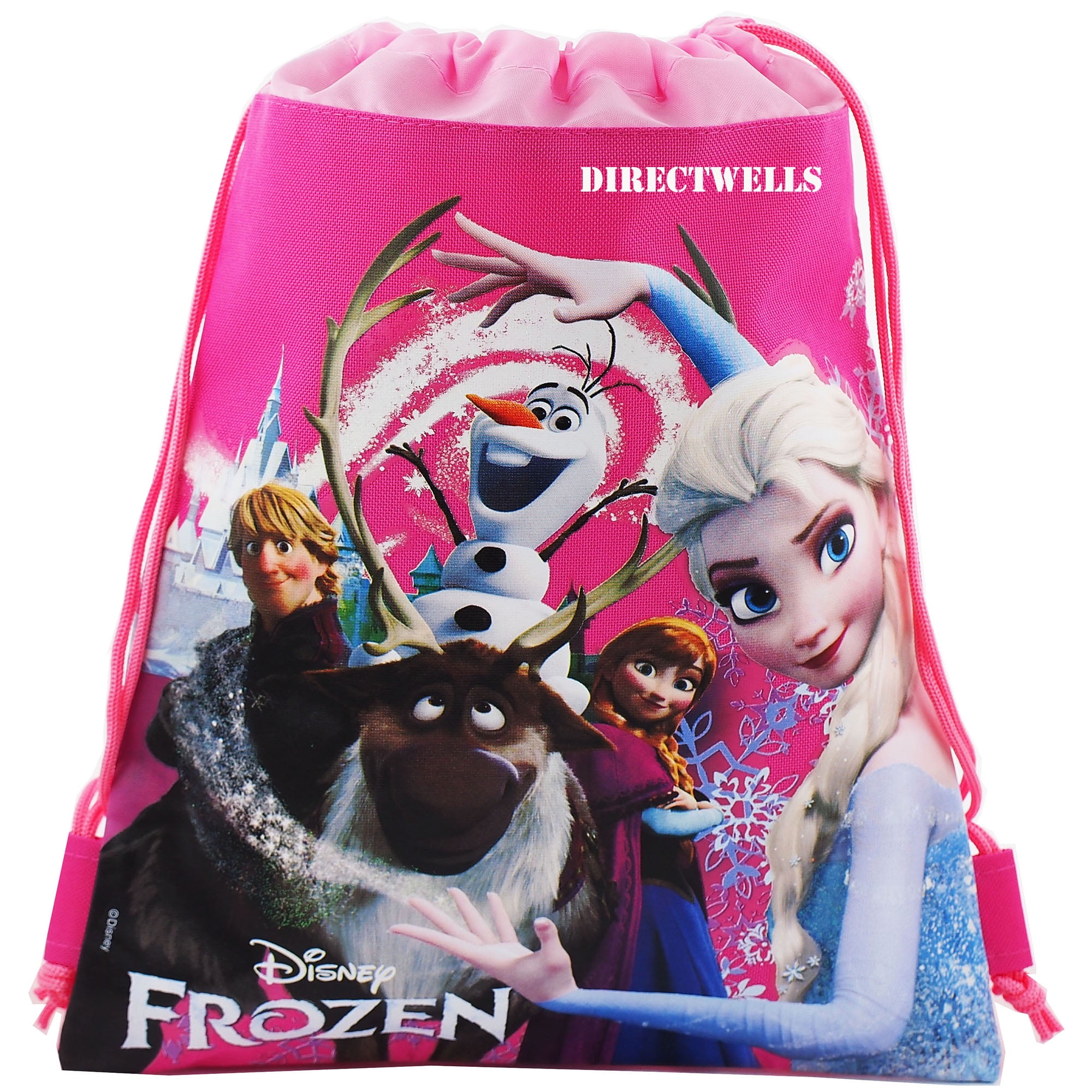 Frozen Hot Pink Drawstring Bag - Walmart.com