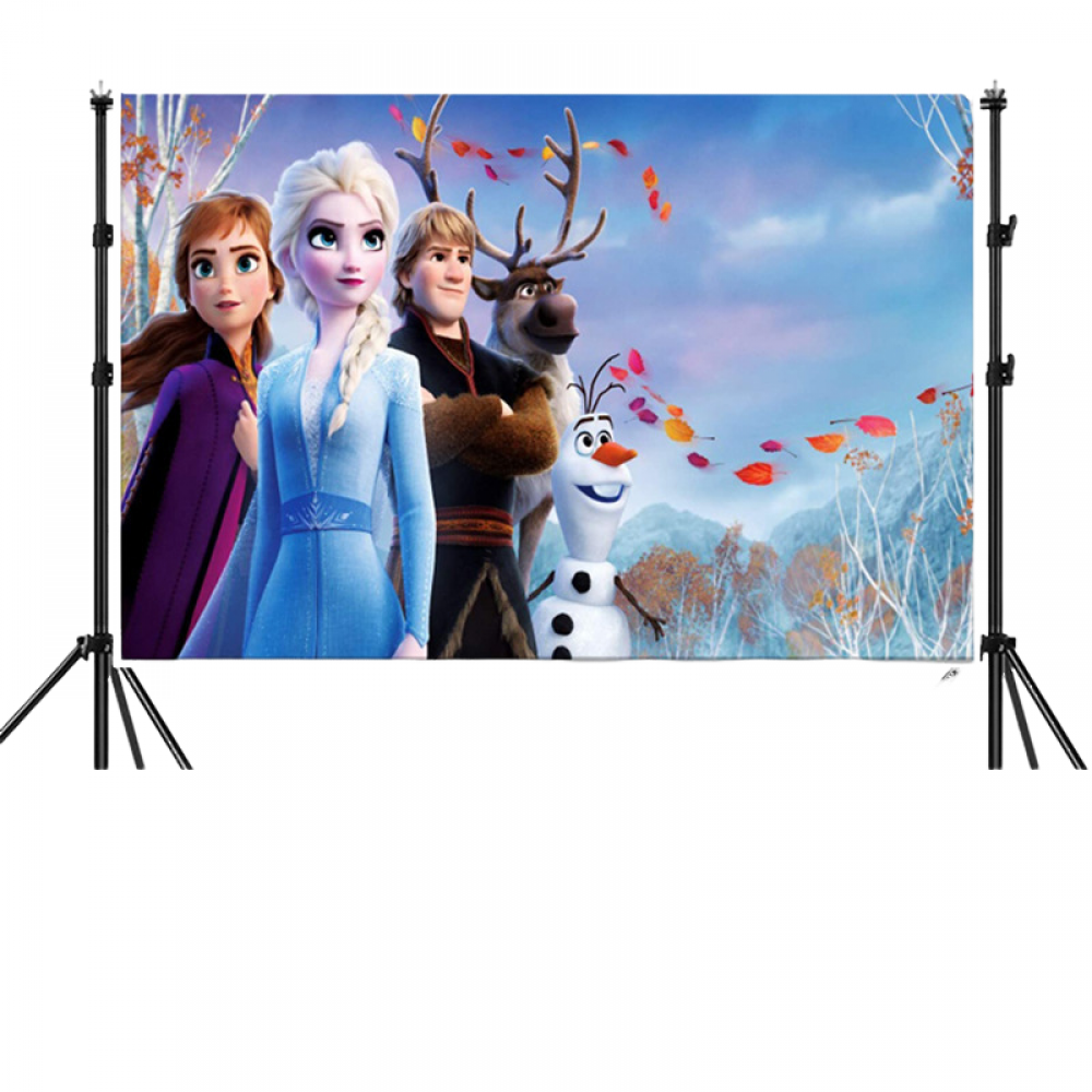 Frozen Ice World Princess Backdrop Winter Frozen Birthday Party Decoration Winter Children ...