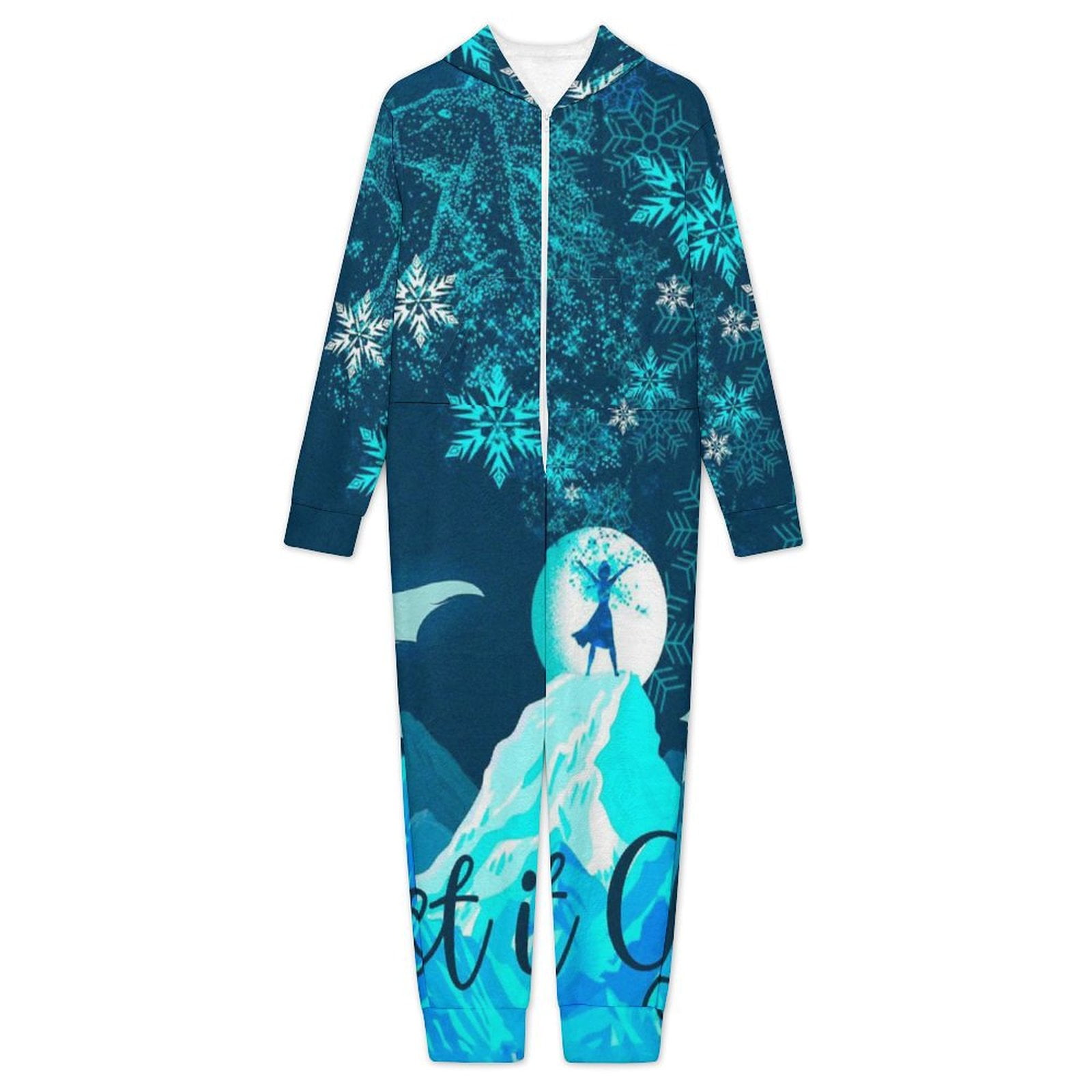 Frozen Kids One-piece Pajamas Cartoon for Girls - Walmart.com