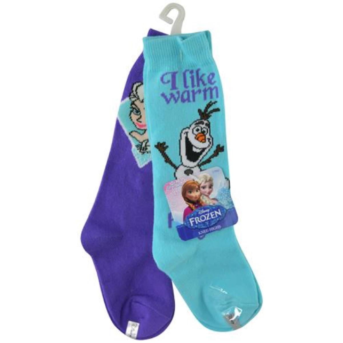 Frozen Knee High Socks 2 Pairs - Walmart.com