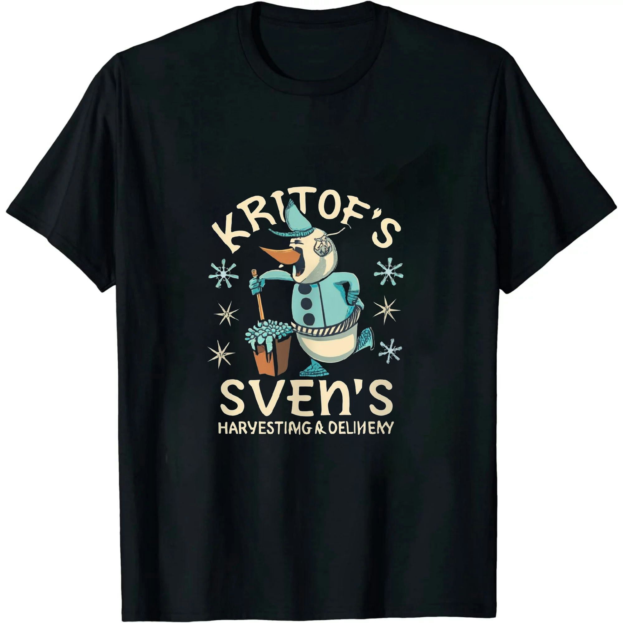 Frozen Kristoff & Sven's Ice Harvesting And Delivery T-Shirt - Walmart.com